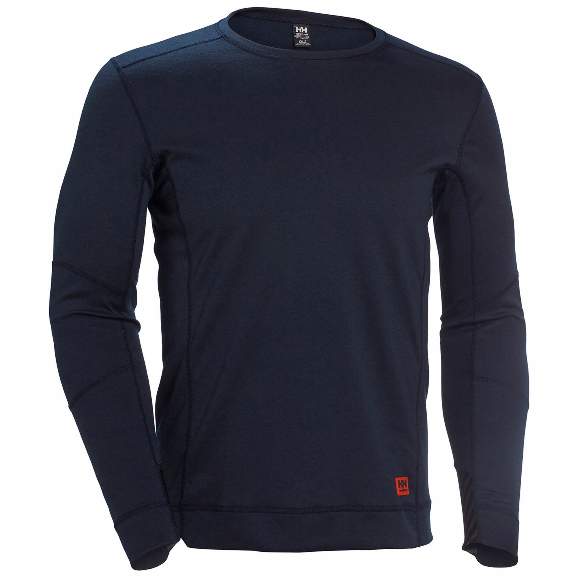 HELLY HANSEN CREWNECK, MAX, BASE LAYER. MEN'S, 230 GSM, NAVY, 2XL ...