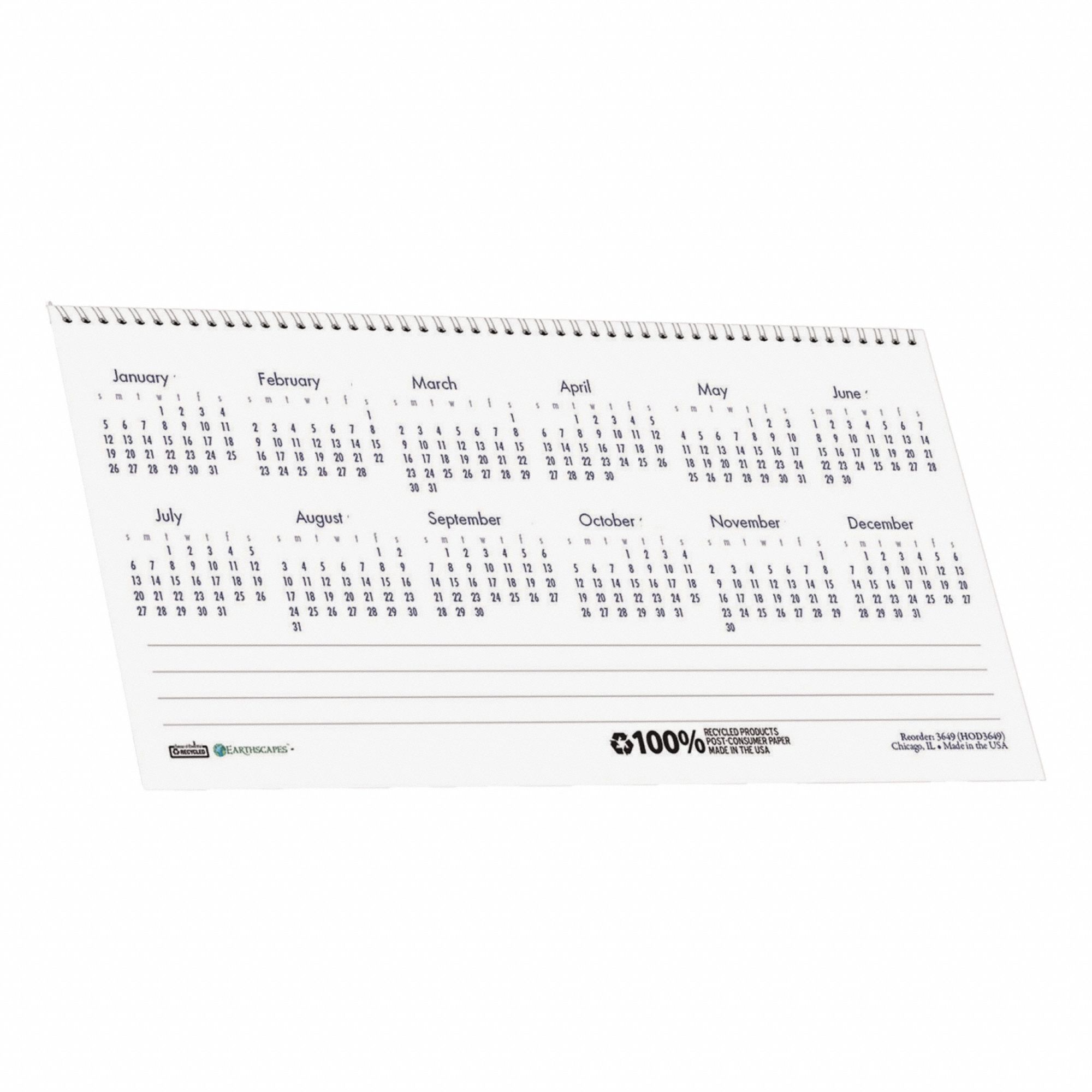 HOUSE OF DOOLITTLE, 8 1/2 in Sheet Ht, 4 1/2 in Sheet Wd, Desk Tent ...