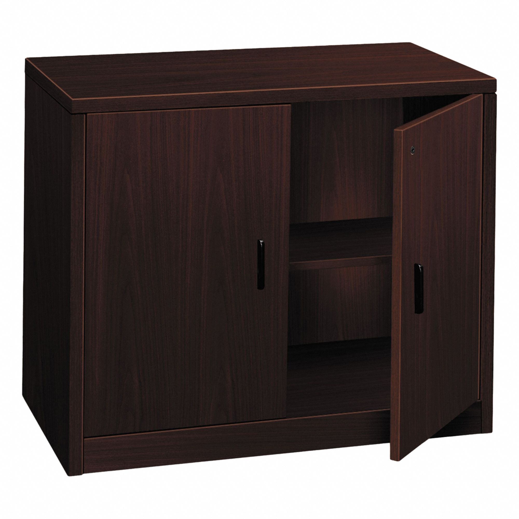 HON, Mahogany, 36 in Overall Wd, Storage Cabinet - 864ER9|H105291.NN ...