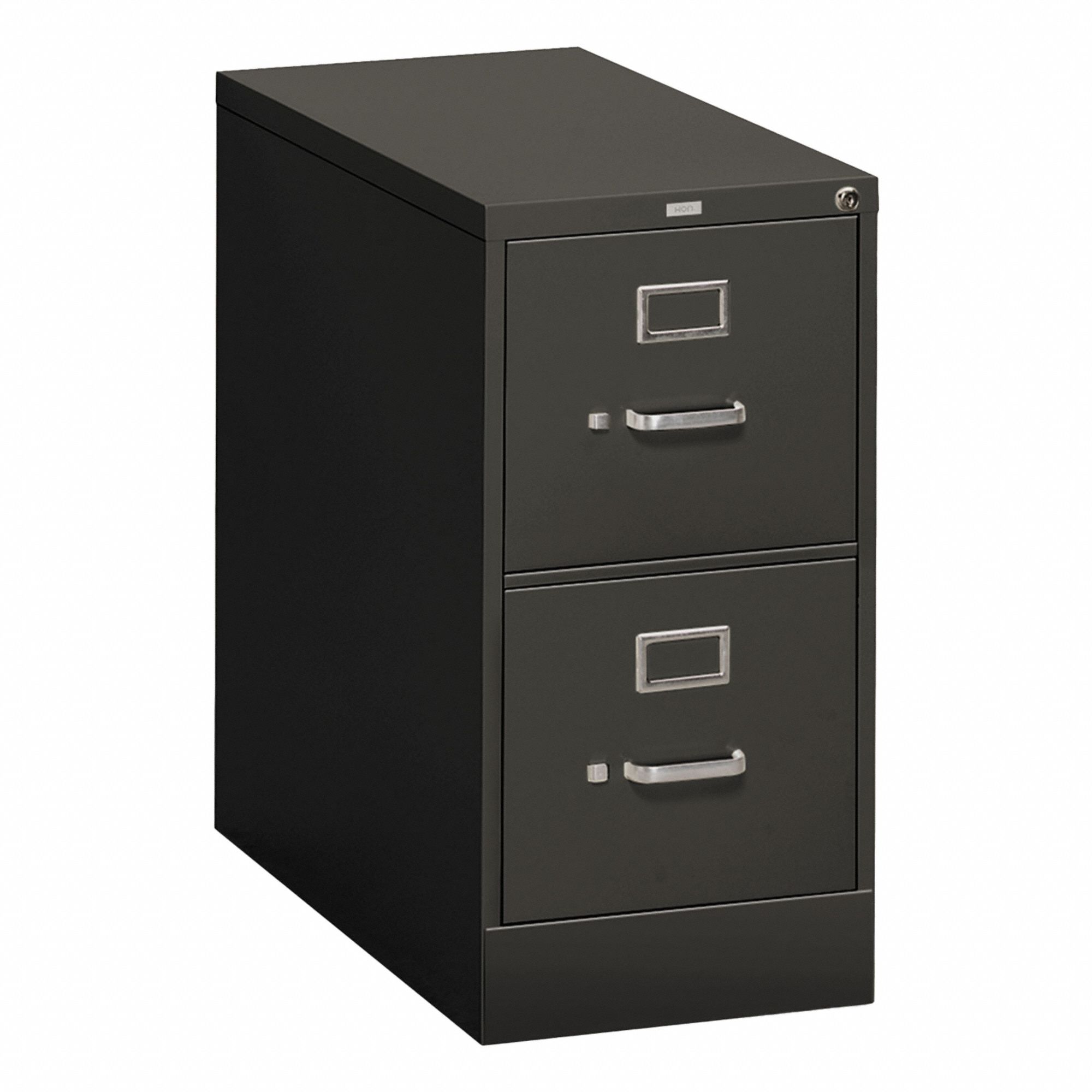 HON, Charcoal, 2 Drawers, Vertical File Cabinet with Drawer - 864EY4 ...