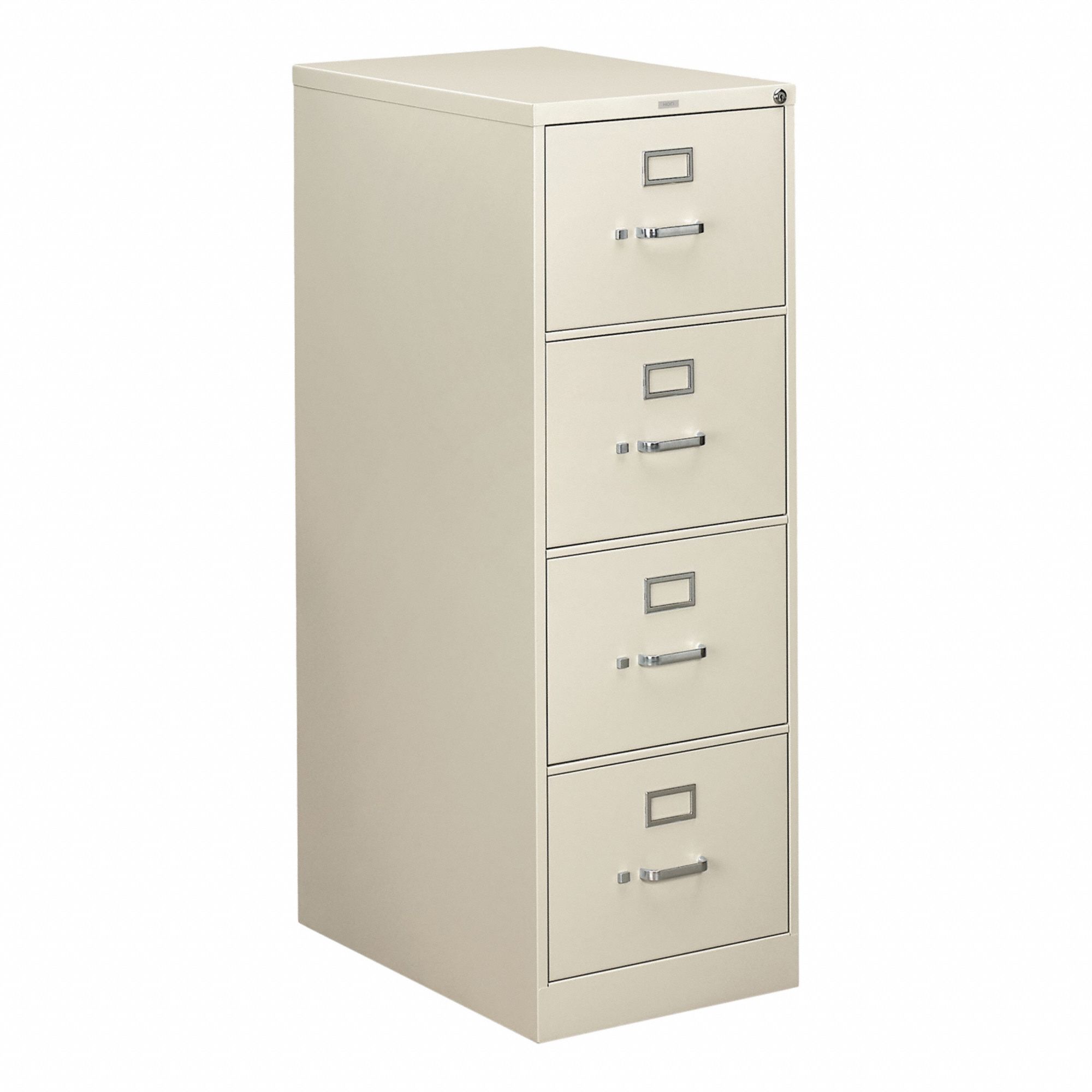 HON, Light Gray, 4 Drawers, Vertical File Cabinet with Drawer - 864EY7 ...