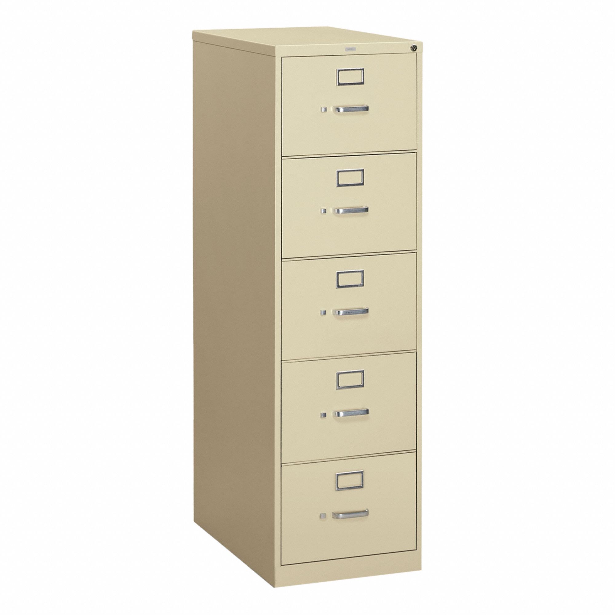 HON, Putty, 5 Drawers, Vertical File Cabinet with Drawer - 864EZ3|H315C ...