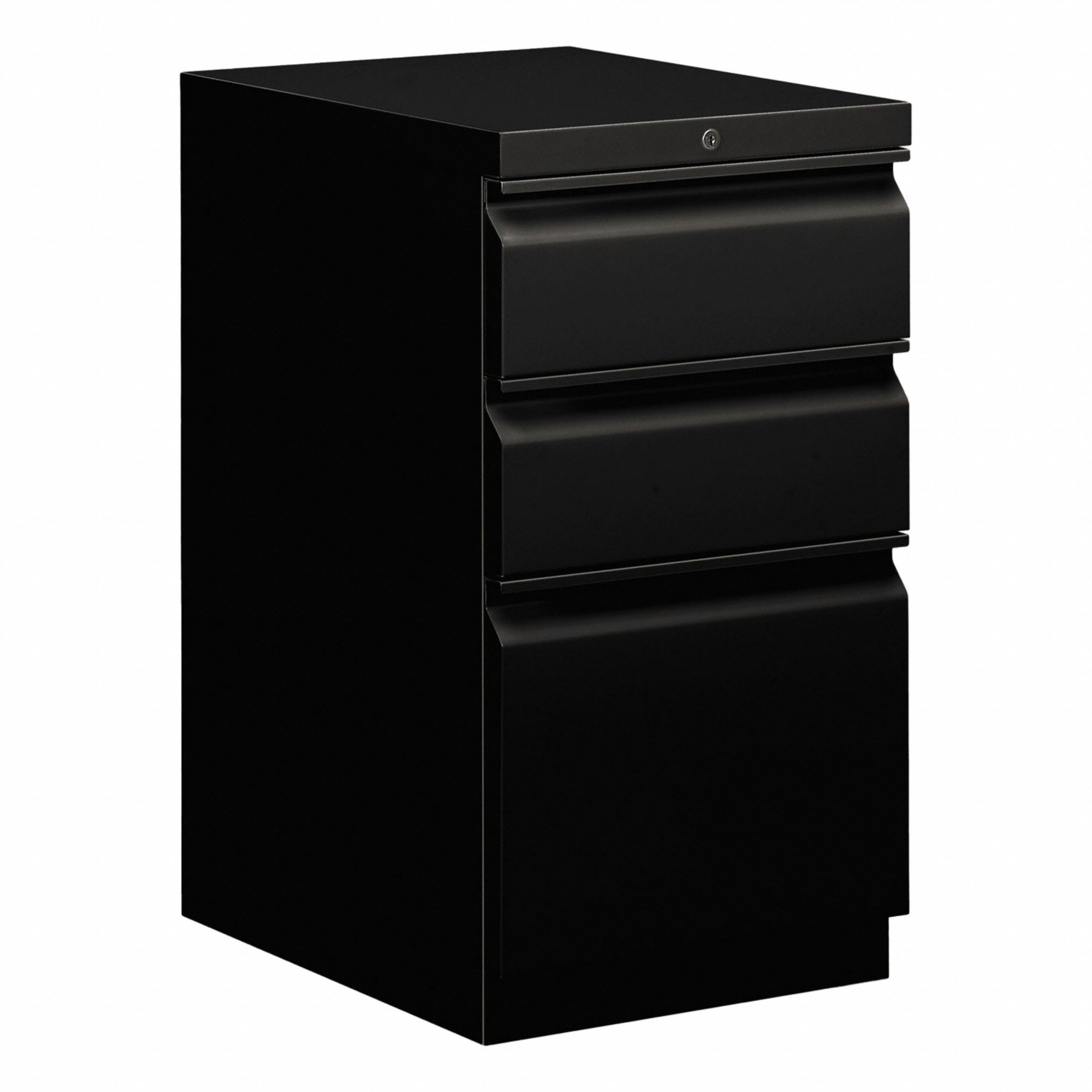 HON, Black, 3 Drawers, Mobile Pedestal with Drawer - 864F03|H33720R.L.P ...