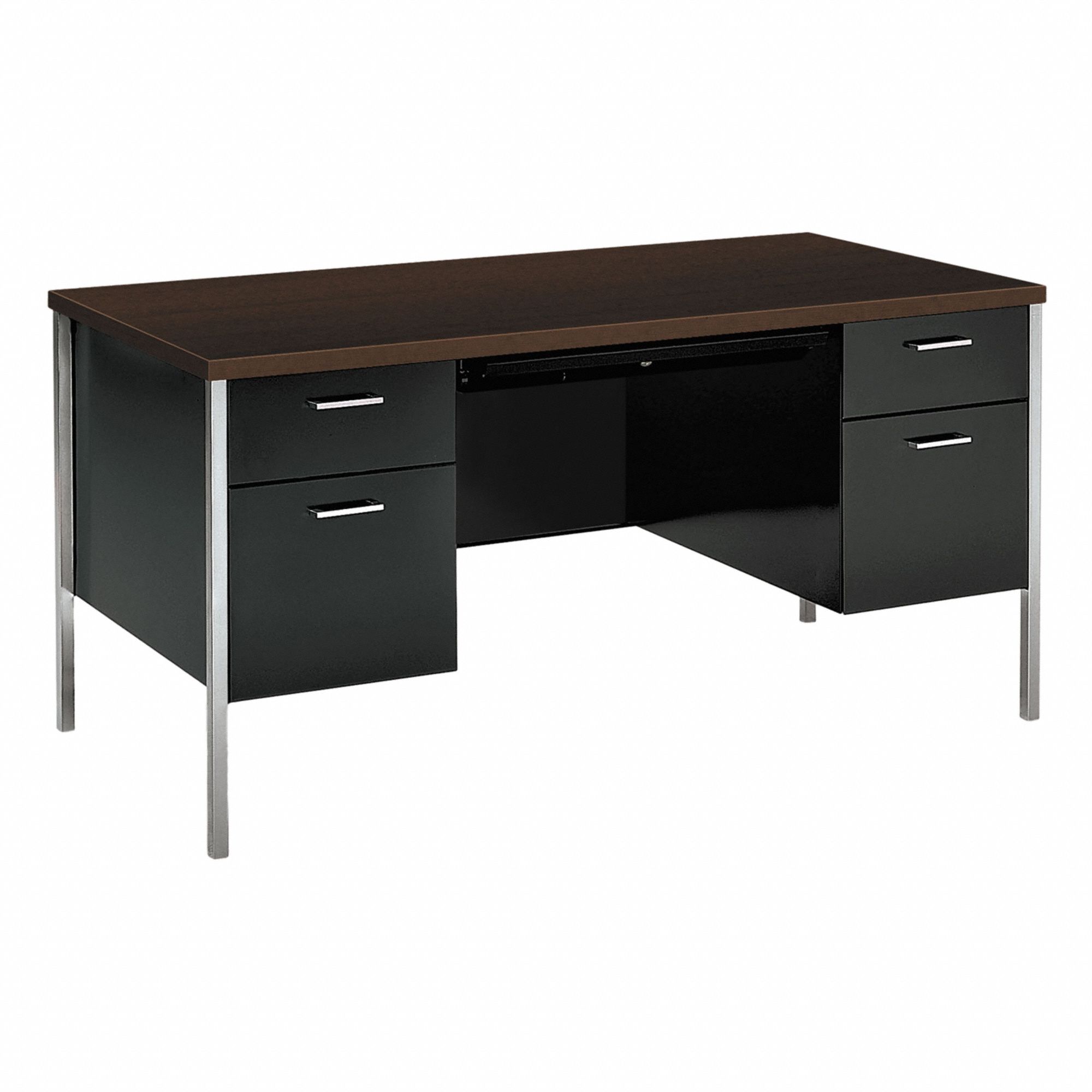 HON, Laminate, Black Matrix/Mocha, Desk - 864F18|H34962.MOCH.P - Grainger