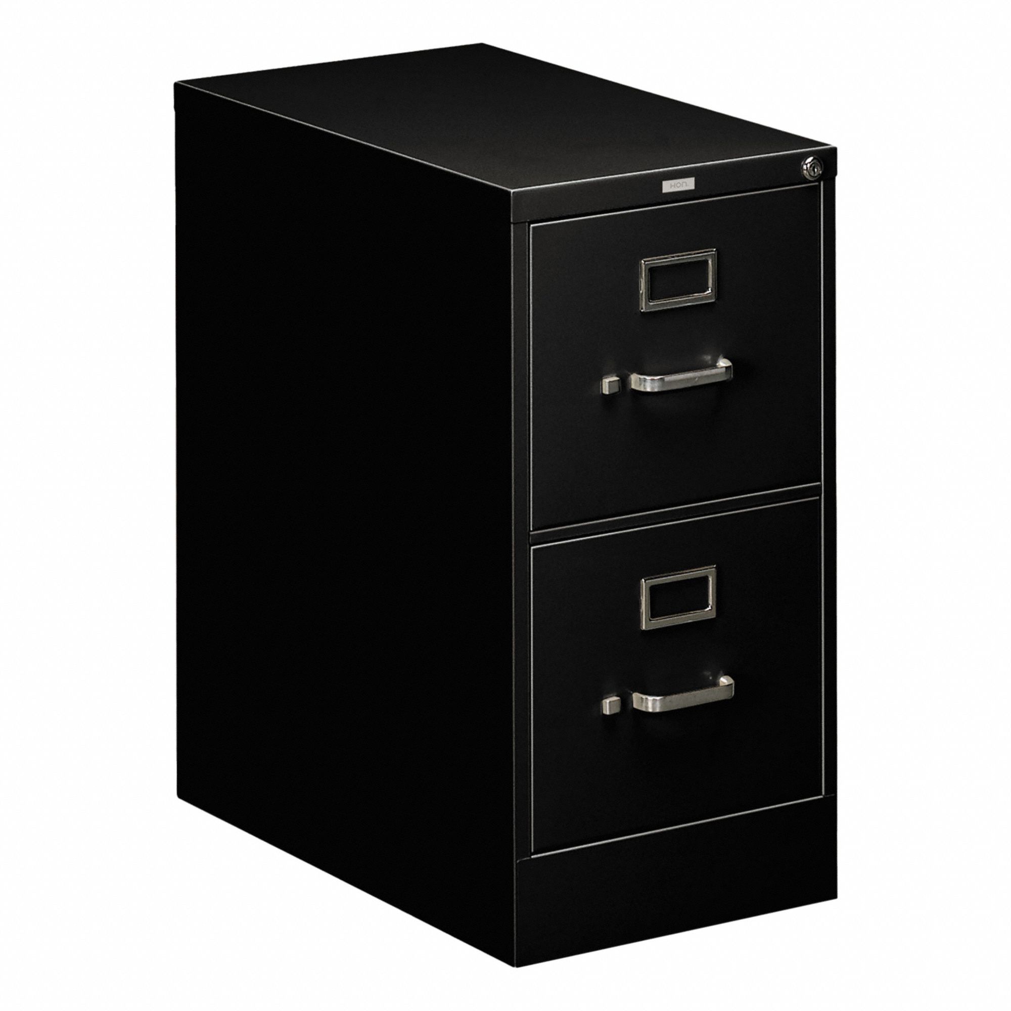HON, Black, 2 Drawers, Vertical File Cabinet with Drawer - 864F63|H512 ...