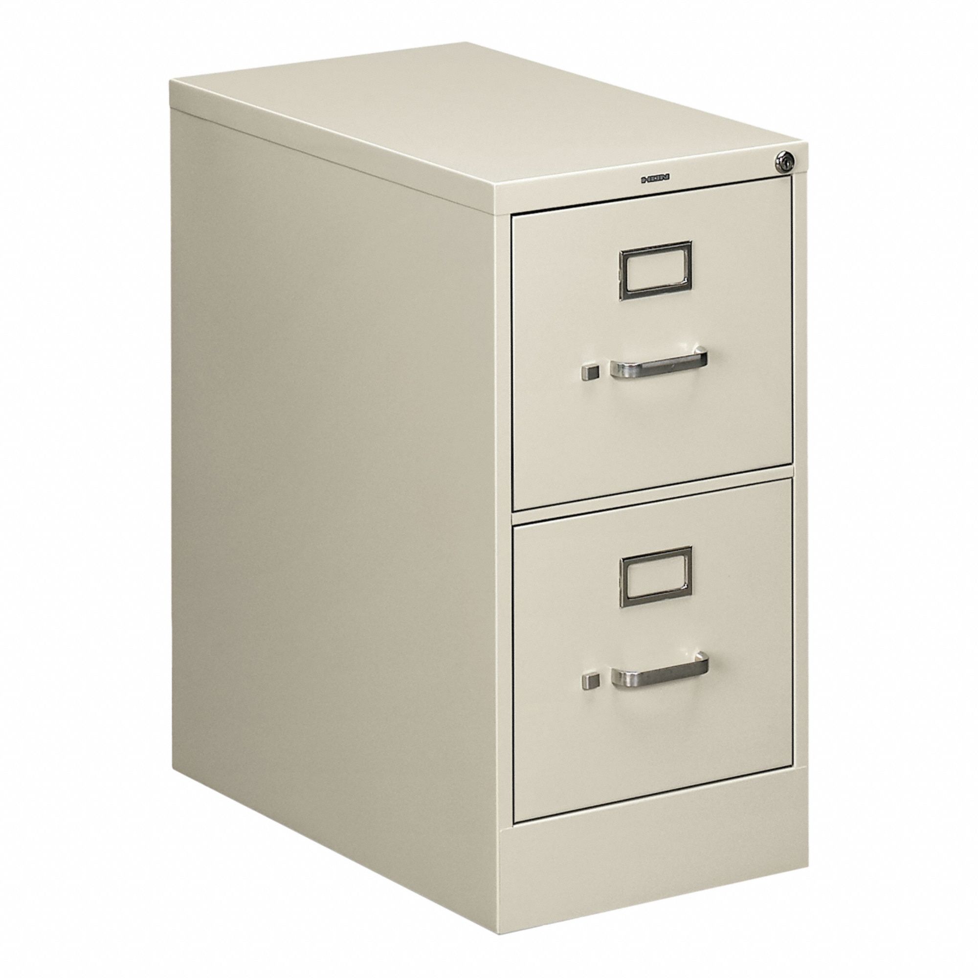 HON, Light Gray, 2 Drawers, Vertical File Cabinet with Drawer - 864F64 ...
