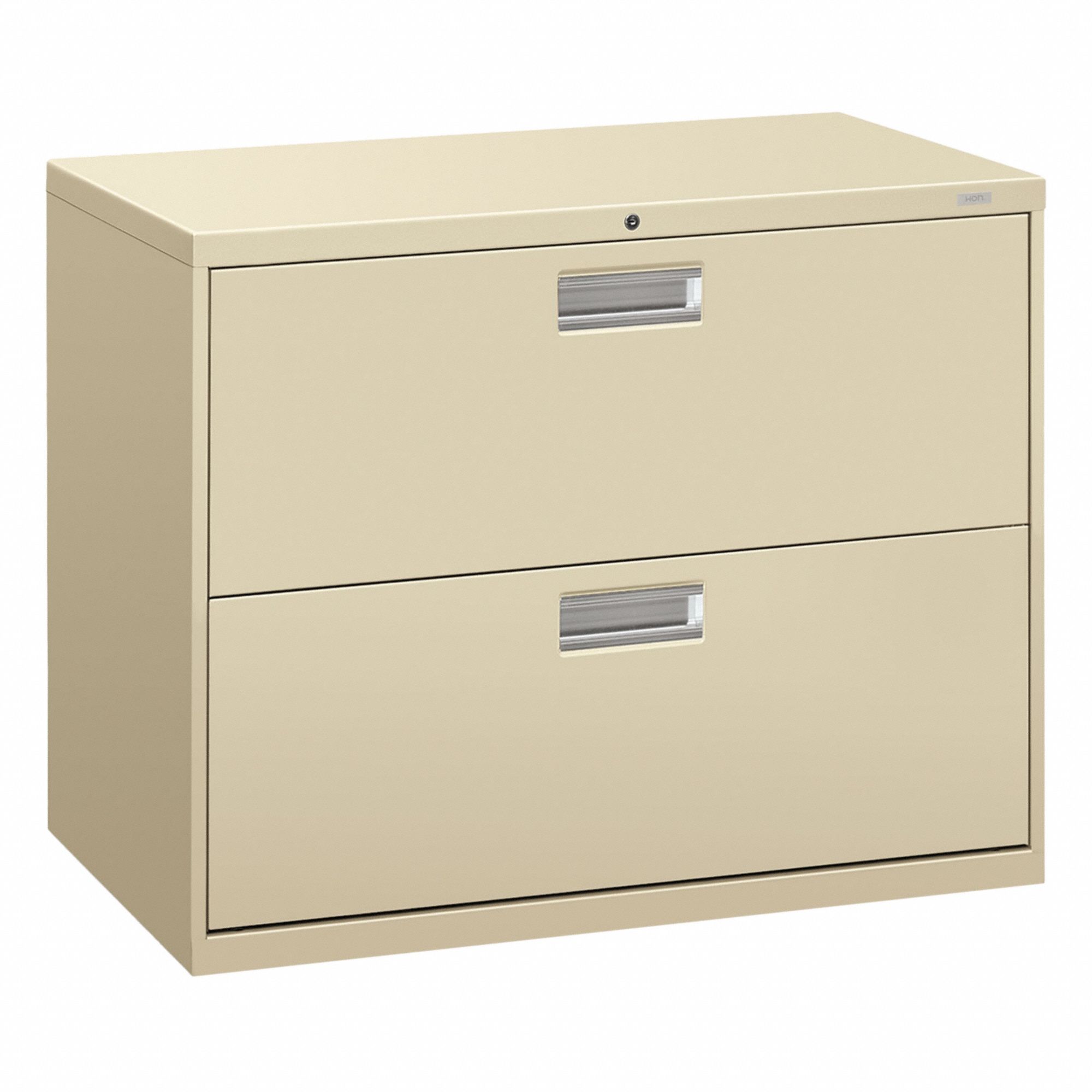 HON, Putty, 2 Drawers, Lateral File Cabinet with Drawer - 864F86|H682.L ...