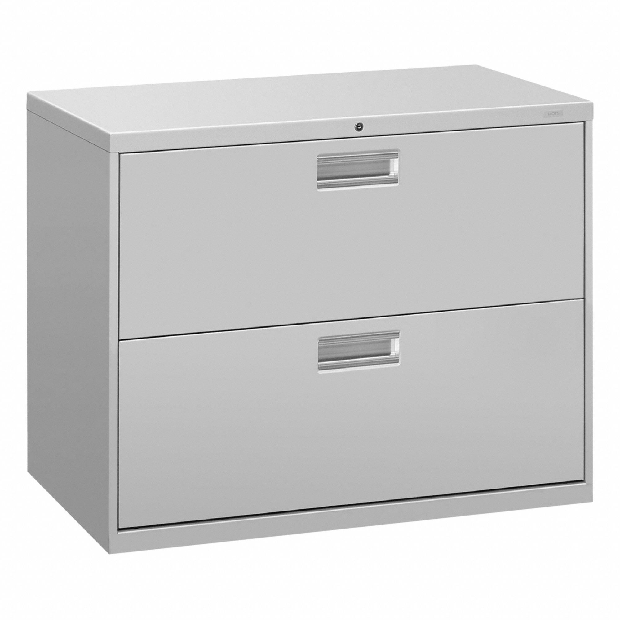 HON, Light Gray, 2 Drawers, Lateral File Cabinet with Drawer - 864F88 ...