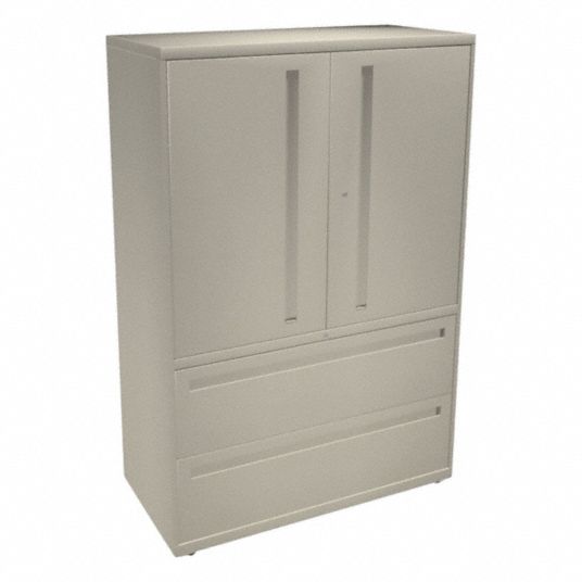 HON, Putty, 5 Drawers, Lateral File Cabinet with Drawer - 864FC7|H785LS ...
