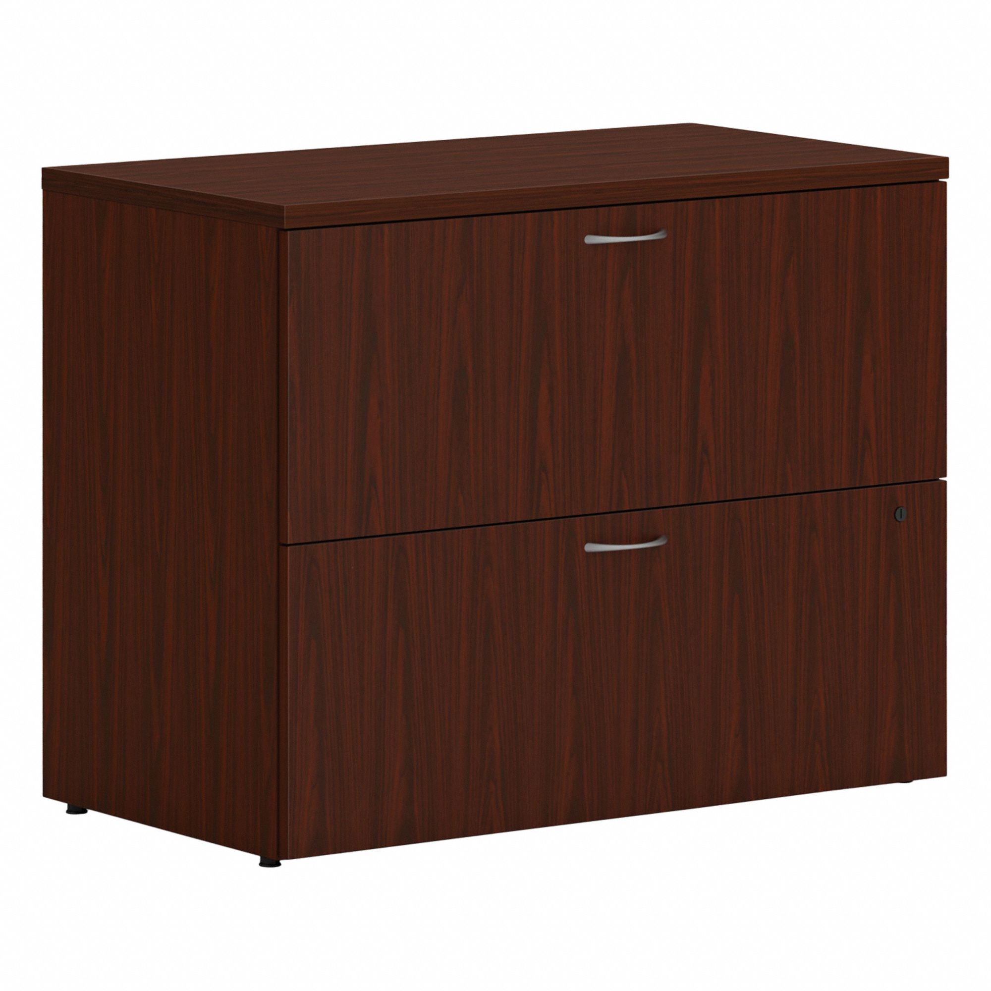 HON, Mahogany, 2 Drawers, Lateral File Cabinet with Drawer - 864FK6|HLPLLF3620L2.LTM1 - Grainger