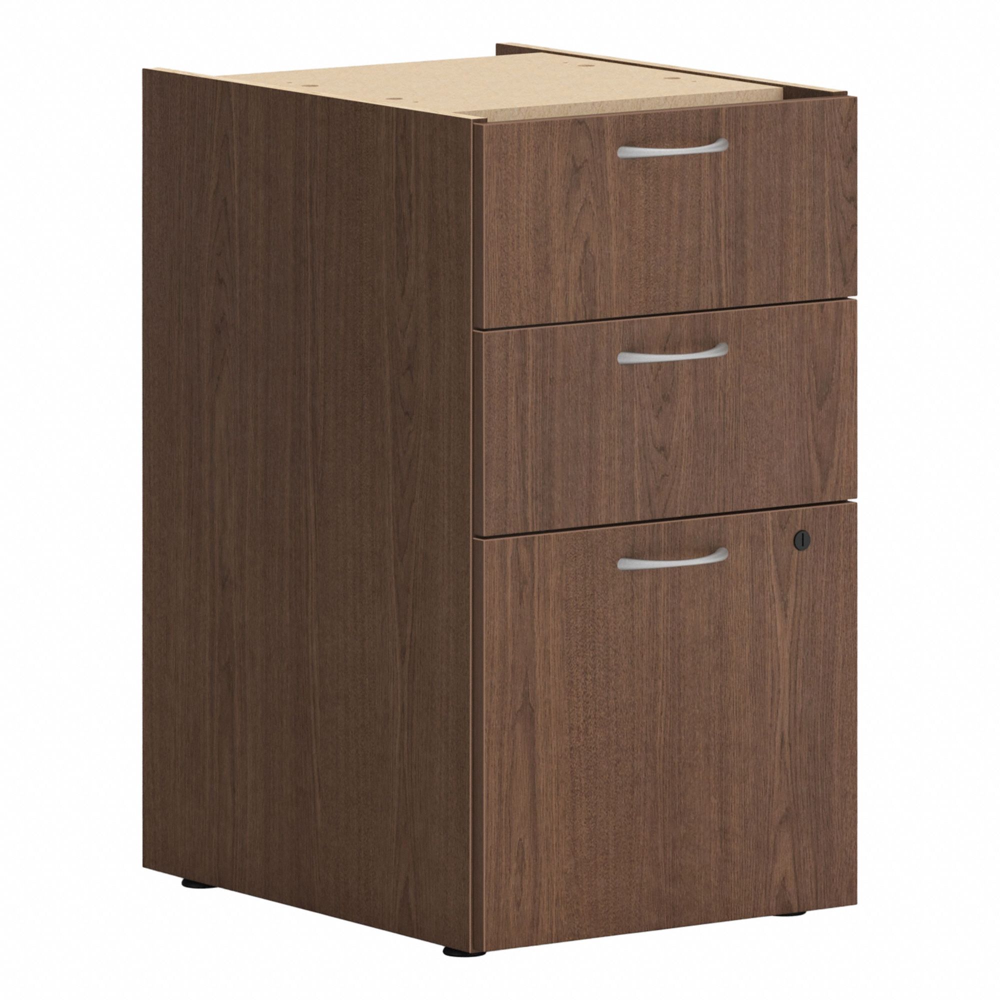 HON, Walnut, 3 Drawers, Desk Pedestal - 864FN1|HLPLPSBBF.LSE1 - Grainger