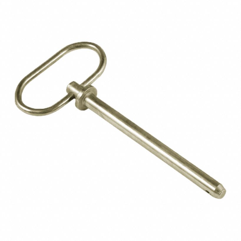 Inch, 3/8 in Pin Dia, Hitch Pin - 810ZL2|HP-0375-4000R - Grainger