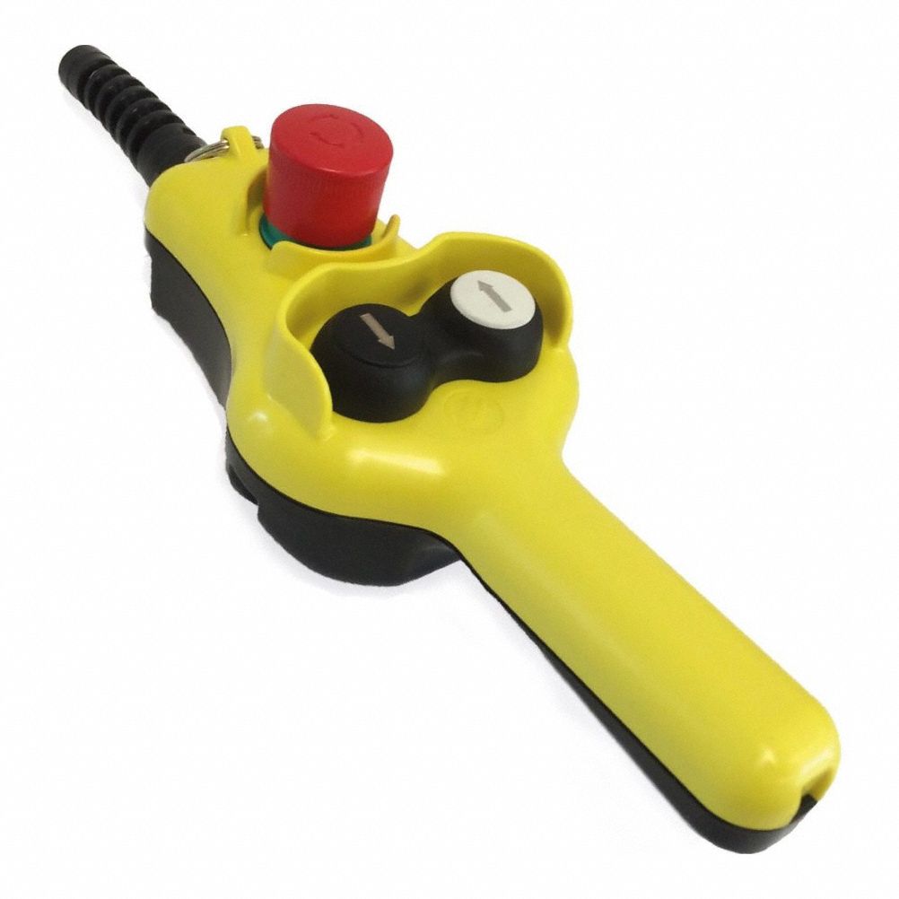 GIOVENZANA, (3) Push Buttons, 1NO/1NC, Pendant Control Station - 808CJ9 ...