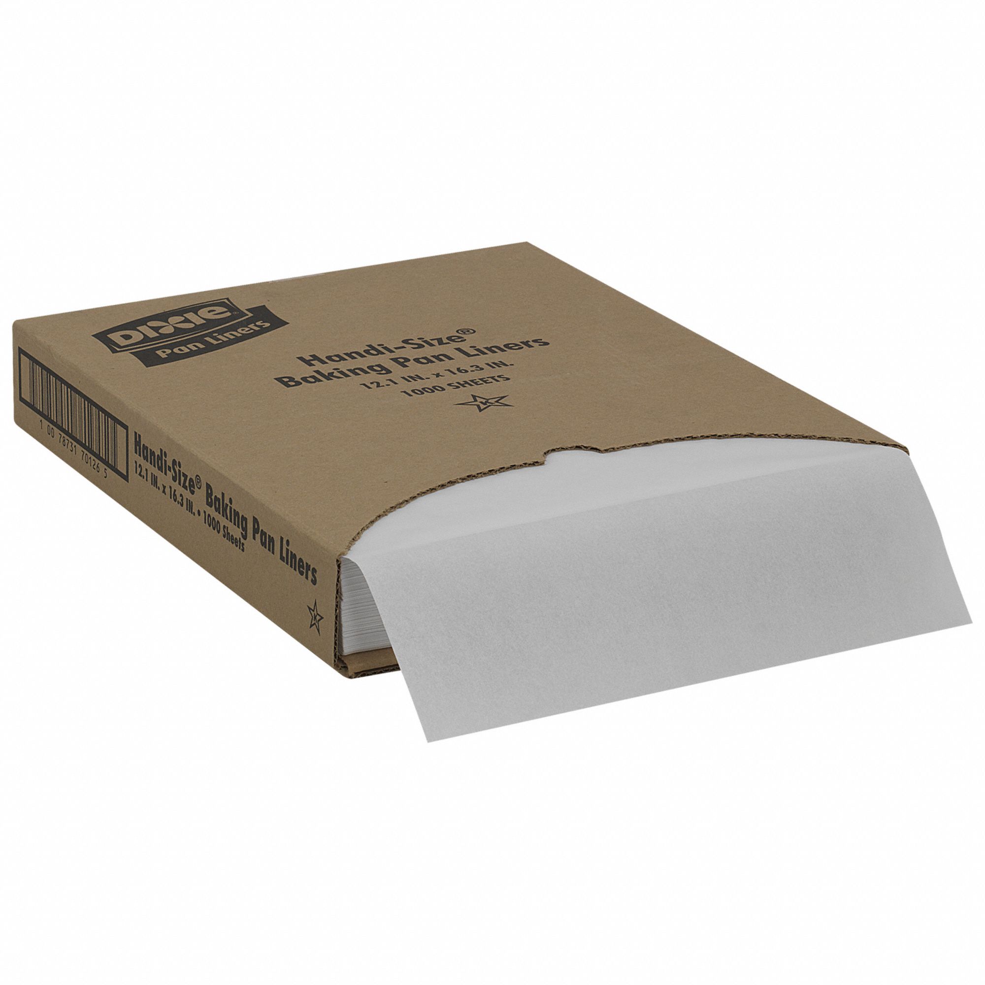 DIXIE, White, Light-Wt, Disposable Ovenable Pan Liner - 800CK1|HS1000 ...