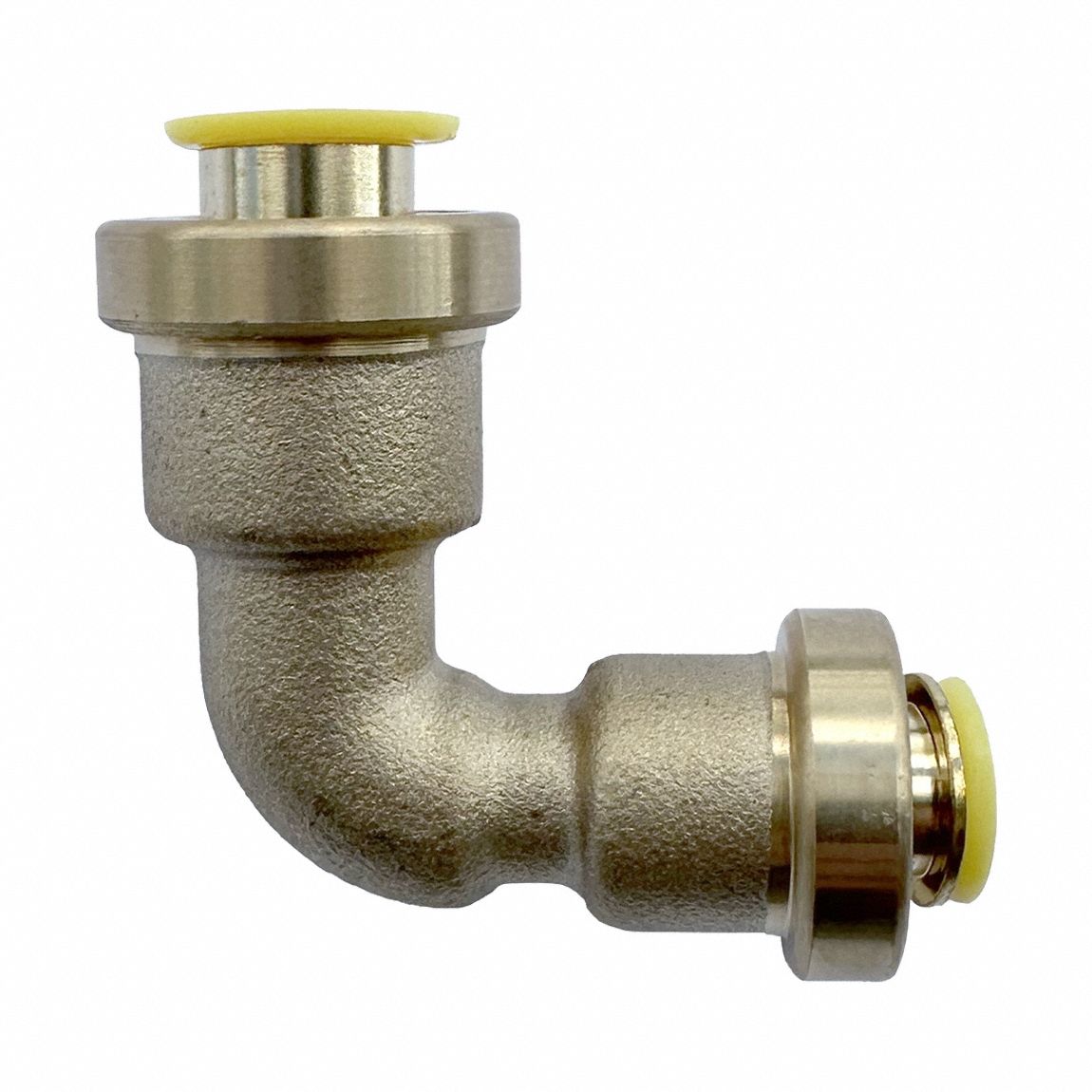 QUICKFITTING, 3/8 in OD x 1/2 in OD Size, Push-to-Connect x Push-to-Connect, Push-Fit Elbow ...