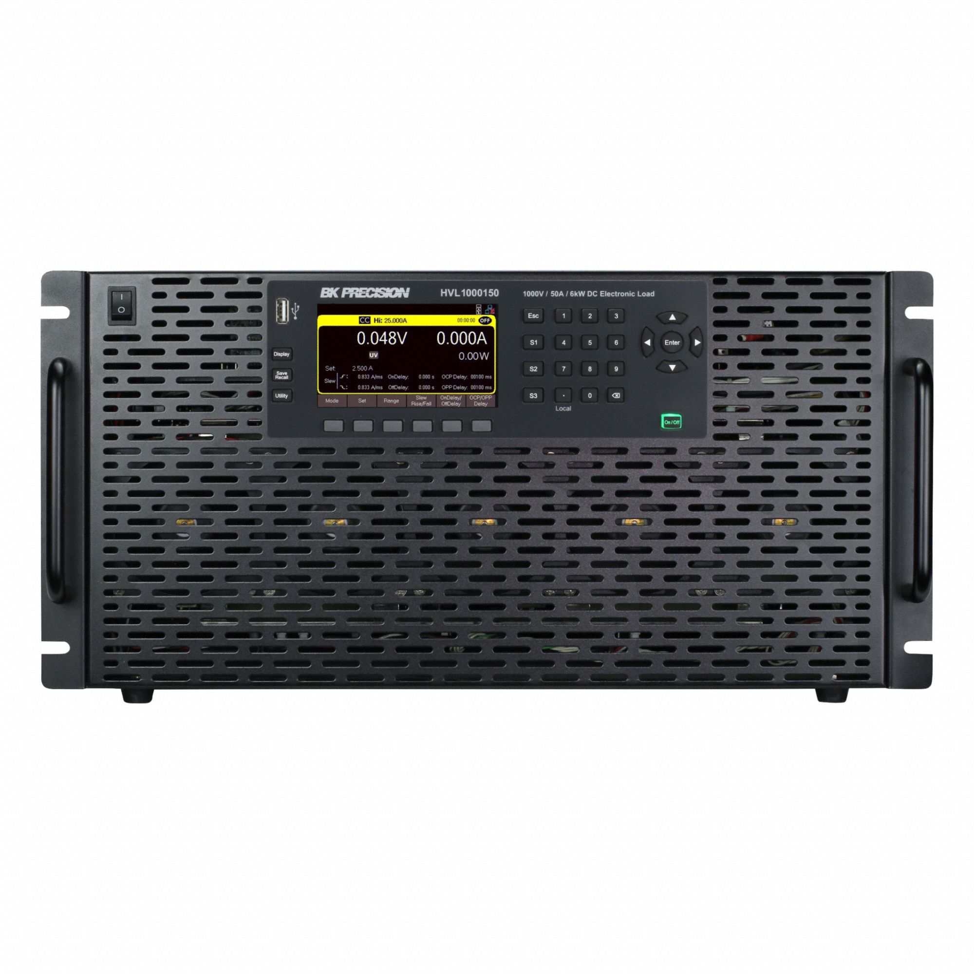 B&K PRECISION, 600 V Volt - Max, 300 A, DC Electronic Load - 828XN1 ...