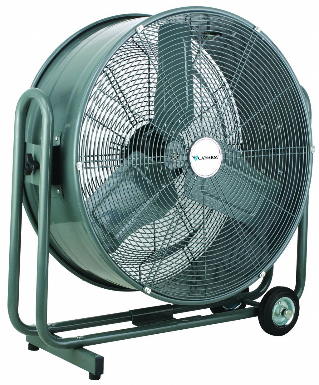 CANARM, 24 in Blade Dia, 2 Speeds, Standard-Duty Industrial Fan ...