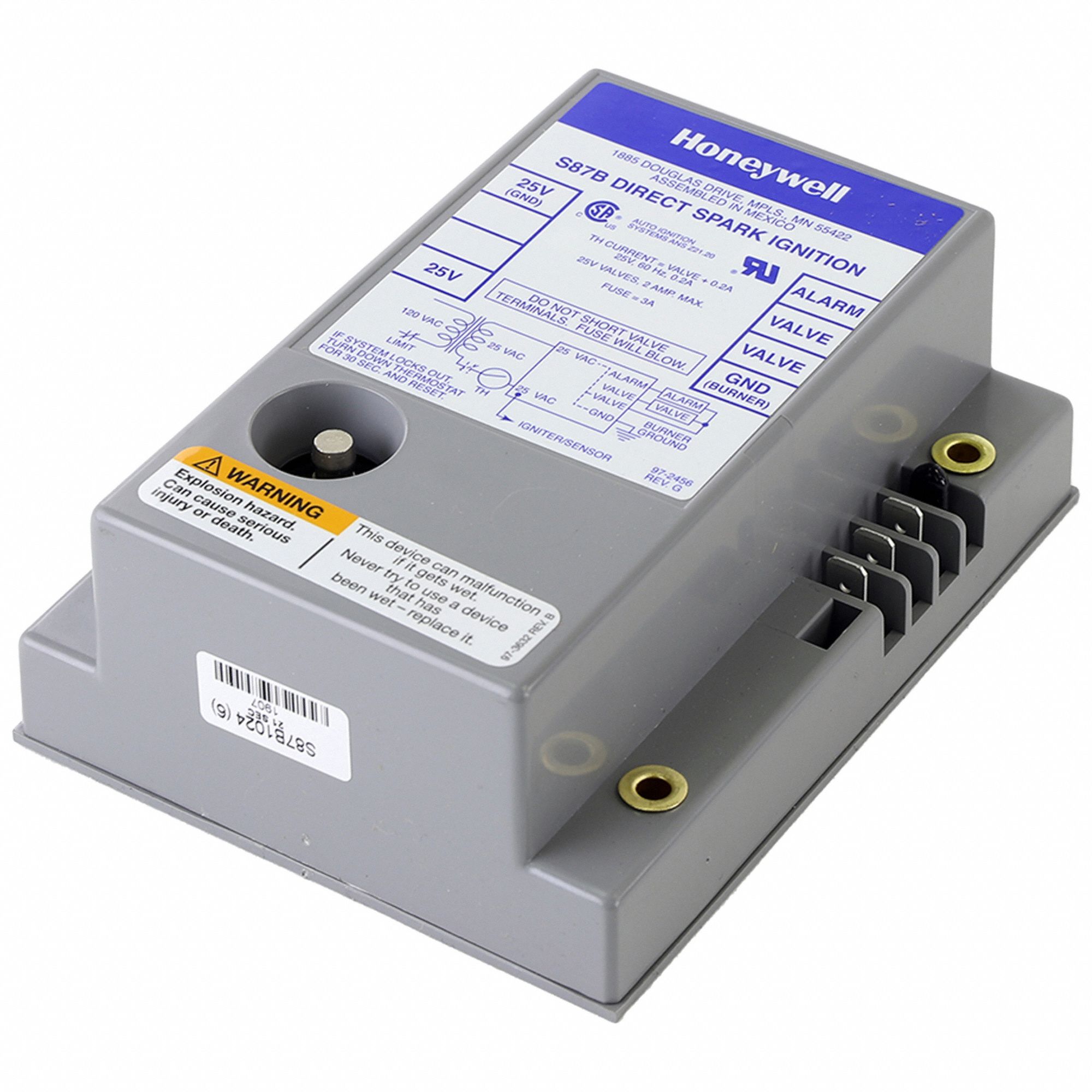 24V AC, Direct Spark Igniter - 46P291|S87B1024 - Grainger