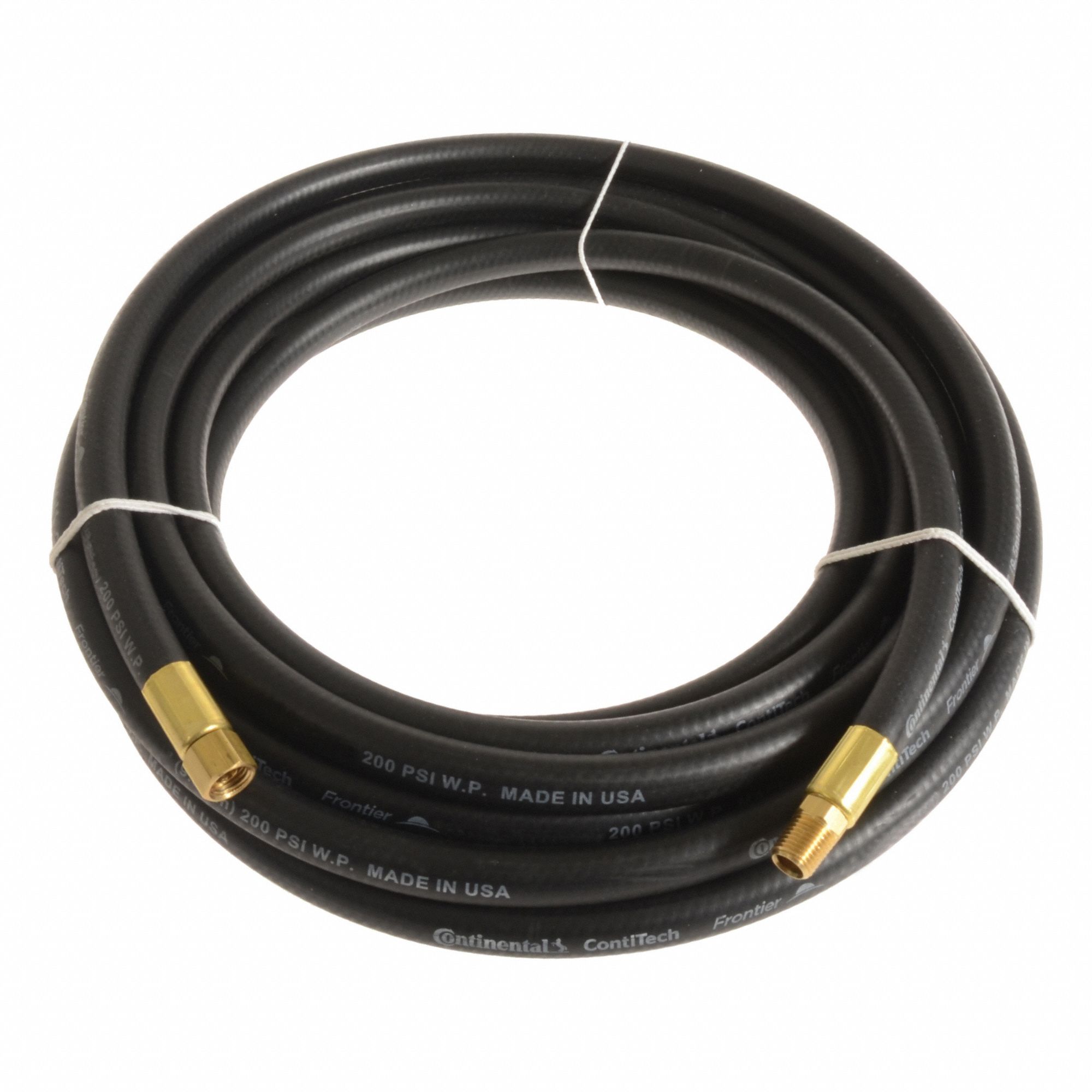 CONTINENTAL, 1/4 in Hose Inside Dia., Black, Air Hose Assembly - 901HU0 ...