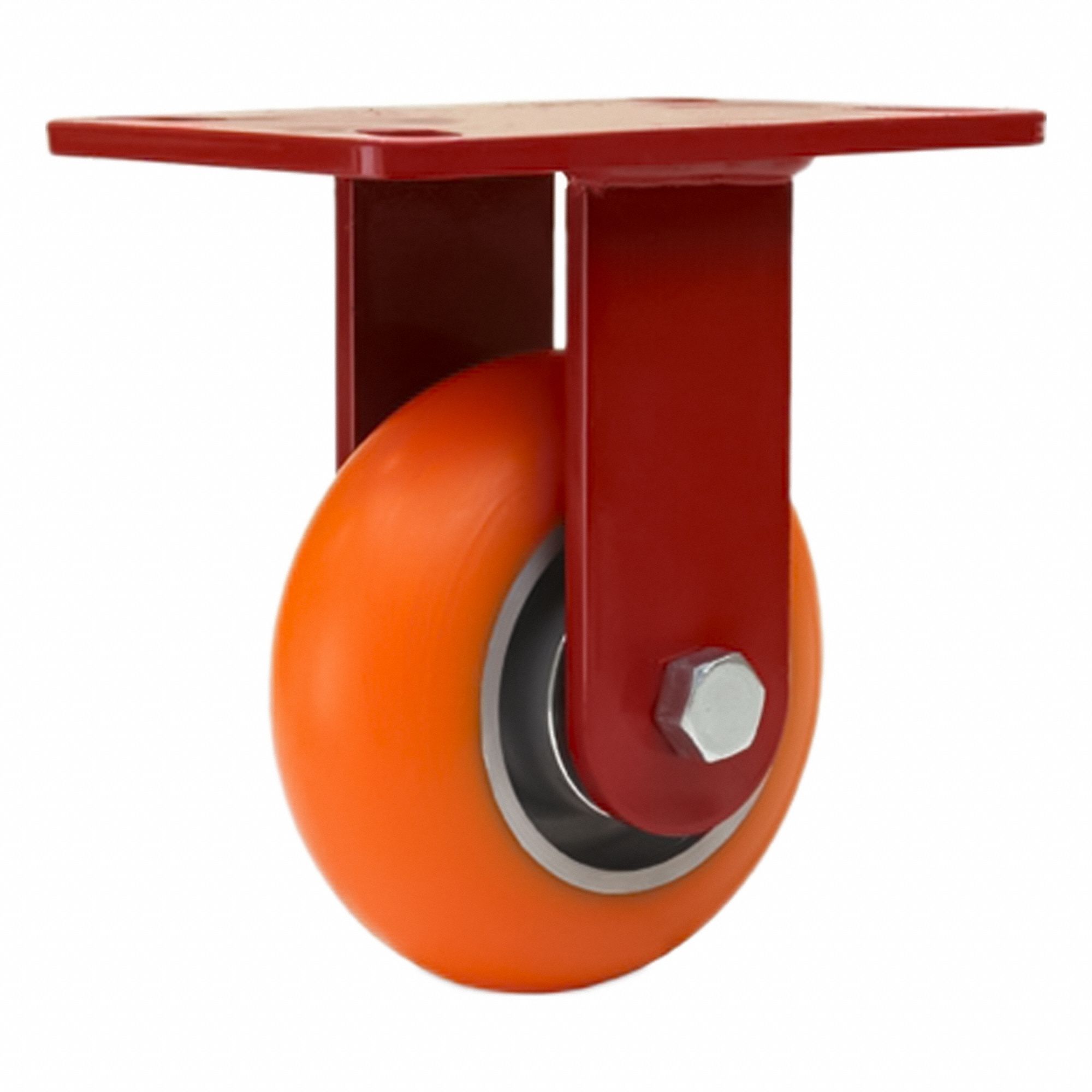 HAMILTON, Rigid, Polyurethane, Plate Caster - 852X45|R-HS-52EMB-FITG-52 ...