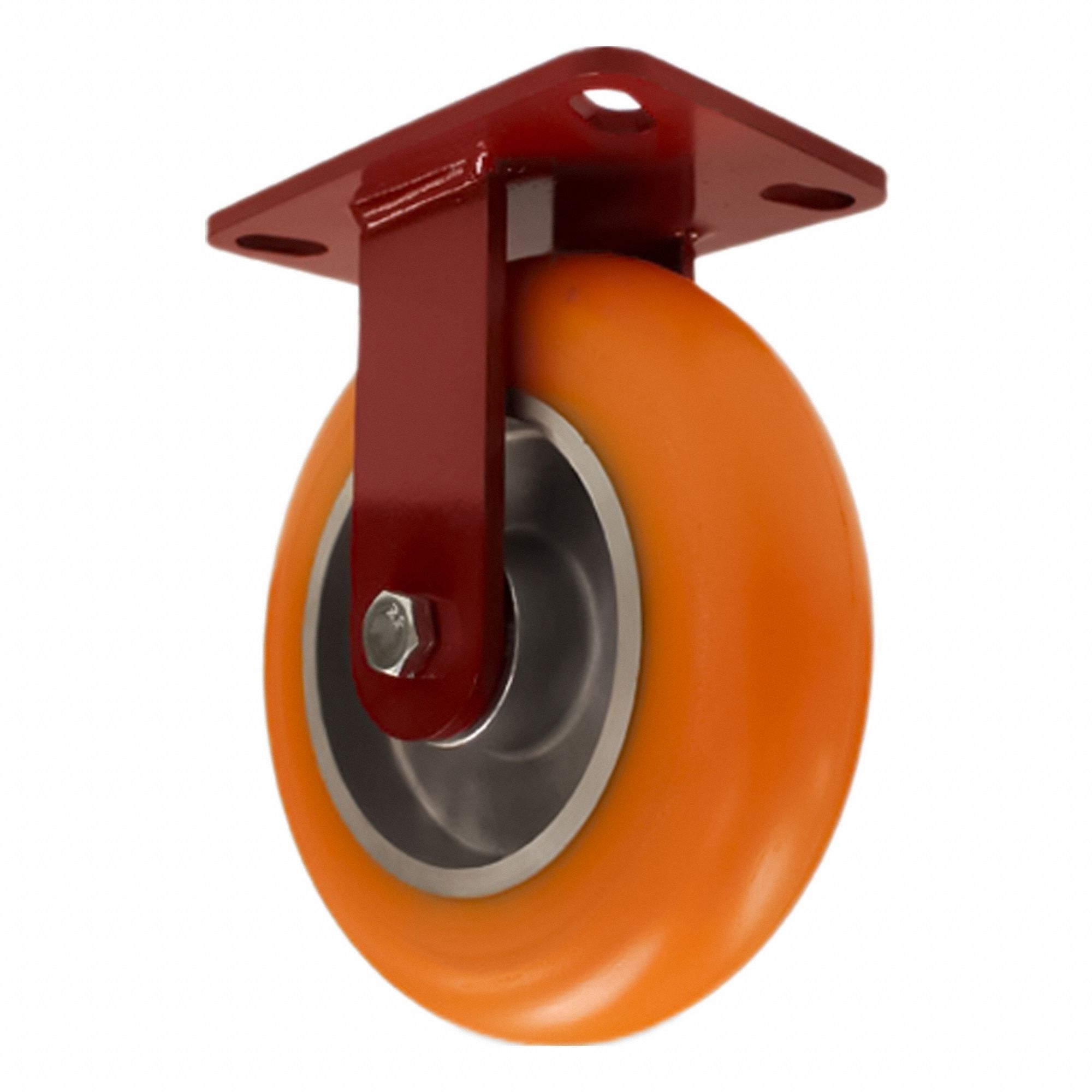HAMILTON, Debris-Resistant/Maint Free/Quiet-Roll, Rigid, Plate Caster ...