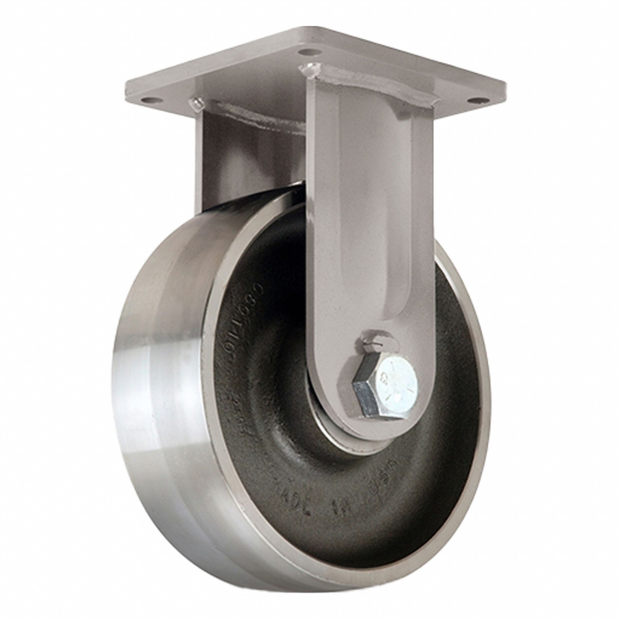 HAMILTON, Rigid, Steel, Plate Caster - 847UA8|R-ZFMD-124FST - Grainger