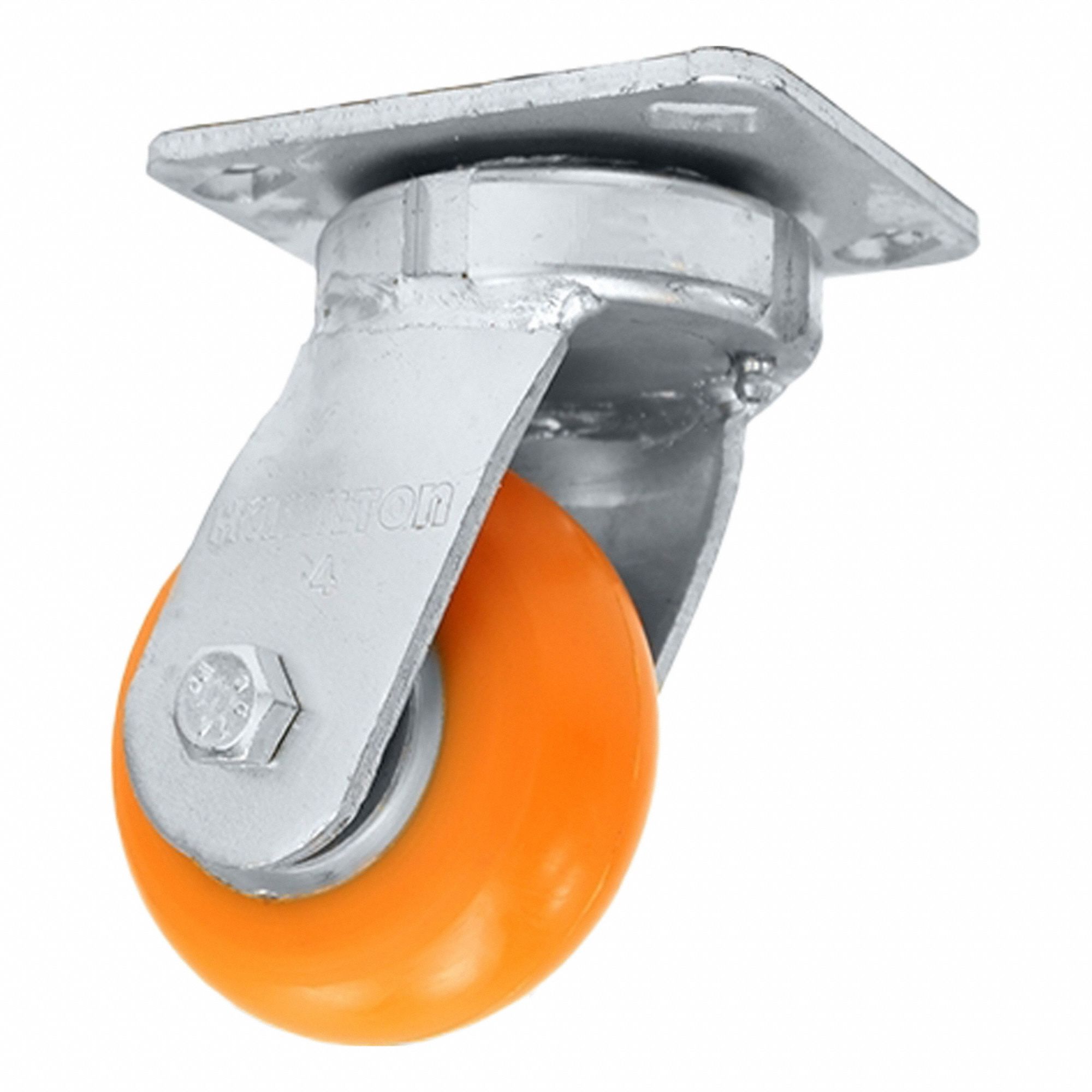 HAMILTON, Swivel, Polyurethane, Plate Caster - 852WY2|S-52K-42EMB-ZB ...