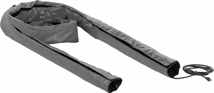 FLEXOTHERM, 3 2/5 in Dia, 10 ft Lg, Heated Hose Wrap - 868Z39|HVB-PW-B ...