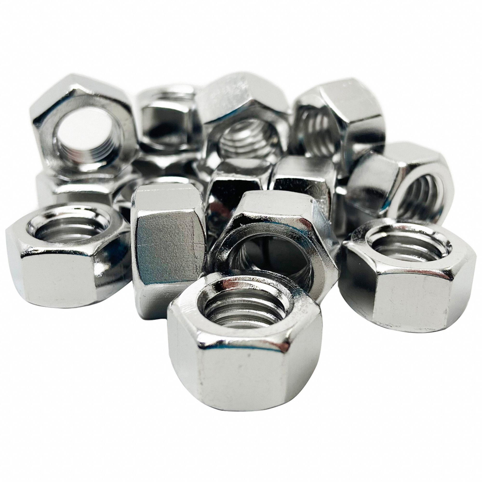 FOREVERBOLT Hex Nut: 5/8"-11 Thread, 15/16 in Hex Wd, 35/64 in Hex Ht ...
