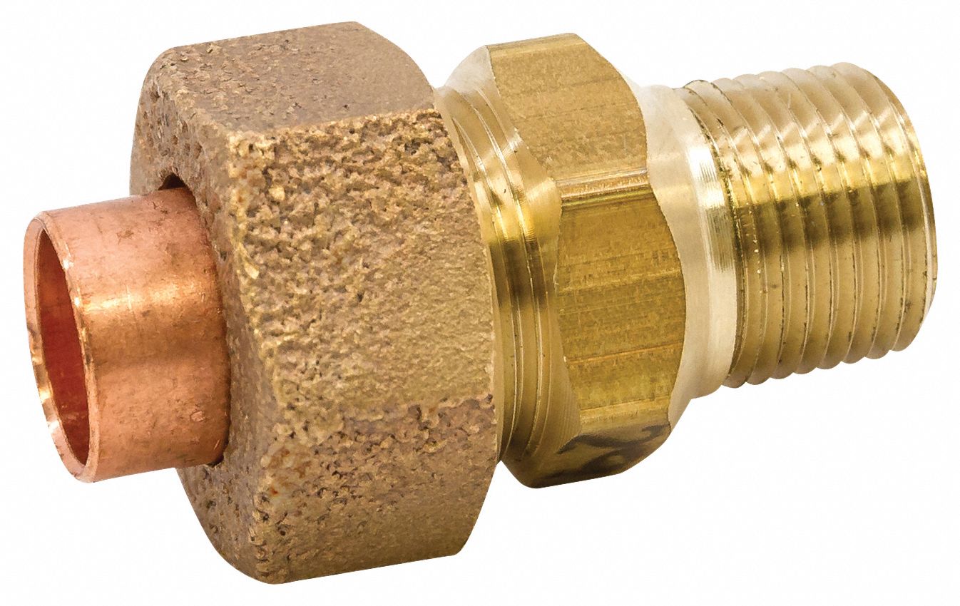 NIBCO Unión, Cobre Fundido, Tipo de Conector C x MNPT, Tamaño del Tubo ...