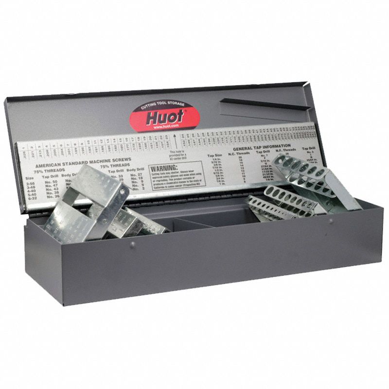 HUOT, 134 Compartments, Drill Bit Index - 18DW53|11800 - Grainger