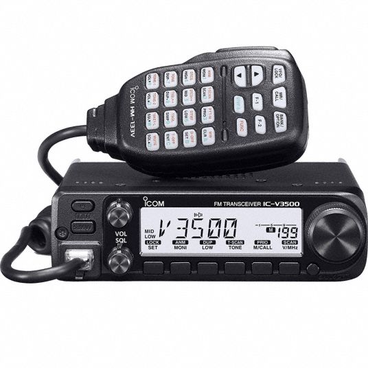 ICOM, VHF, Analog, Mobile Ham Radio - 803YY3|V3500 65 USA - Grainger
