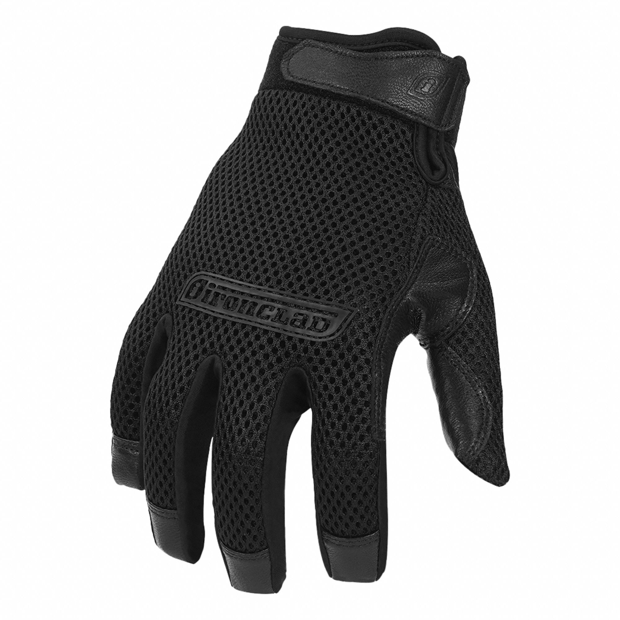 IRONCLAD, S, Black, Caliber Vented Gloves - 822G91|IEXT-SVEN-02-S ...