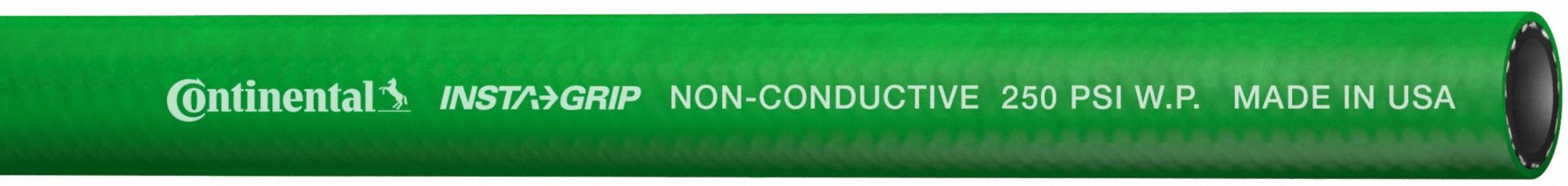 CONTINENTAL, 1/2 in Hose Inside Dia., Green, Bulk Air and Multipurpose ...
