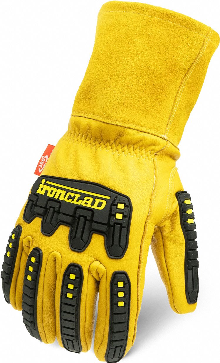 IRONCLAD, 3XL ( 12 ), Goatskin, Leather Work Glove - 806UW4|ILD-IMPC5WP ...