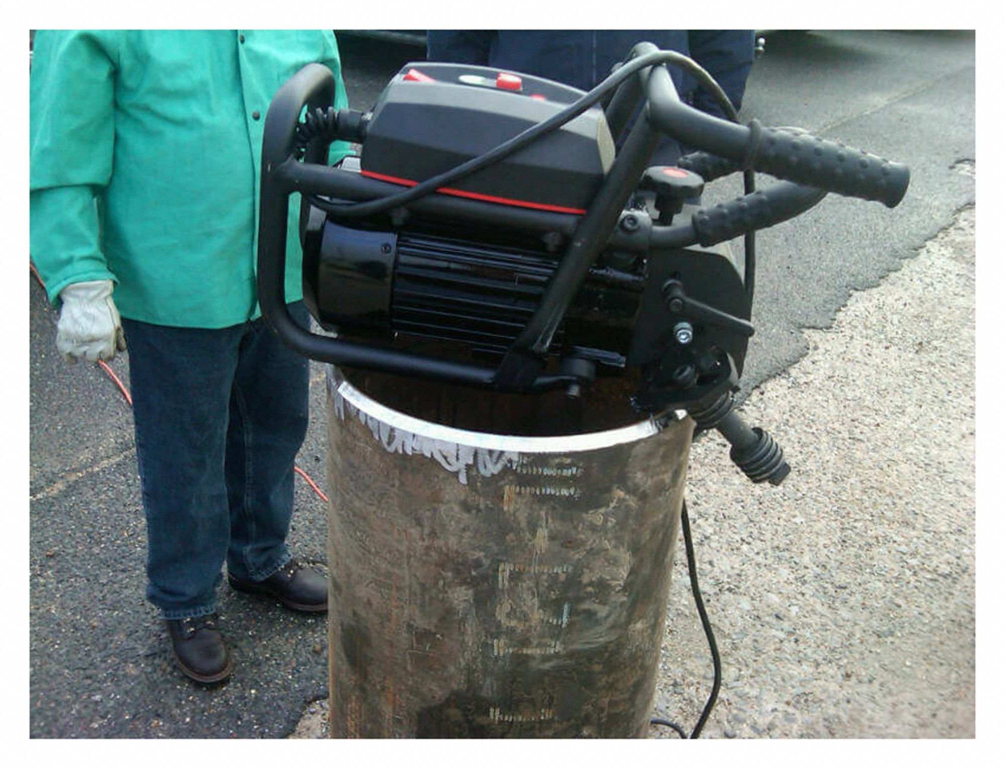 STEELMAX Beveling Machine: 115V, 1.5 hp, 1/8 in Min Thick, 0° to 60 ...