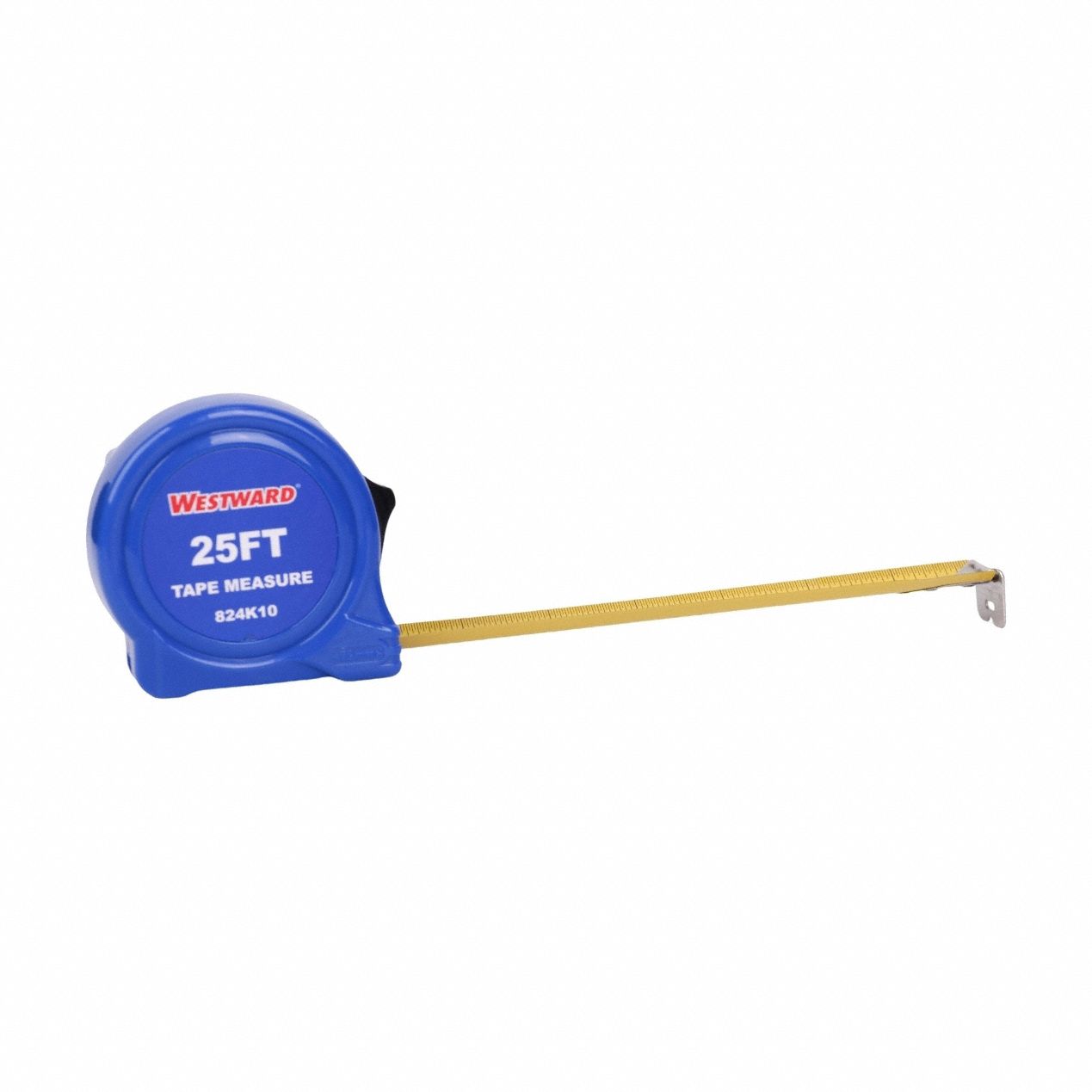 WESTWARD, Inch, Nonmagnetic Single Hook Tip, Tape Measure - 824K10 ...