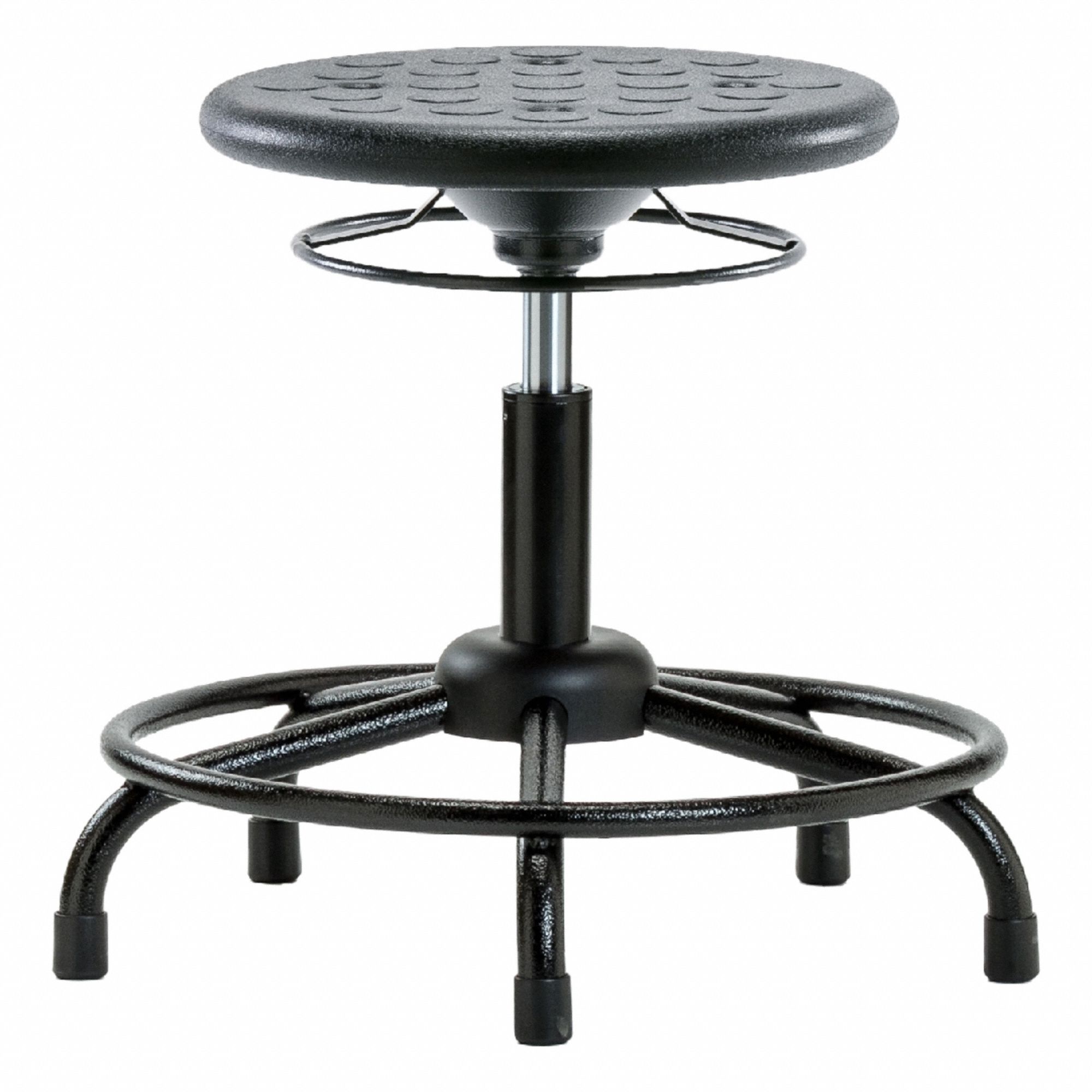 Polyurethane, Ht Range 18 in to 23 in, Stool - 797R48|IPDHSO-RT-RG-BLK ...
