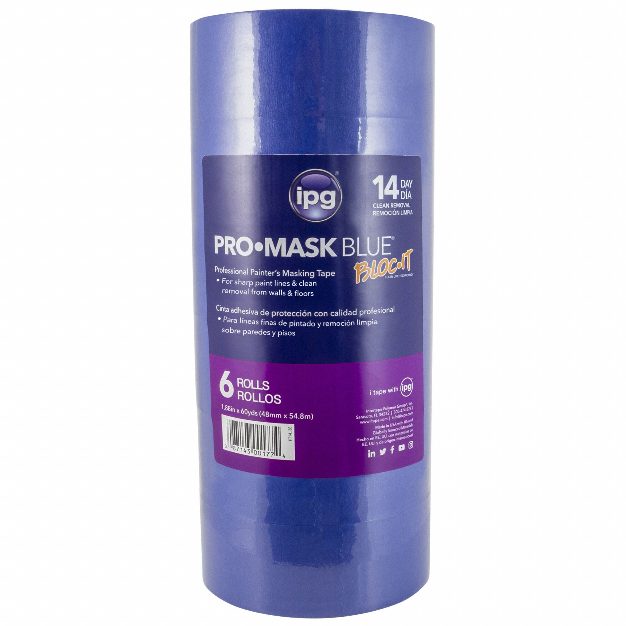 IPG MASKING TAPE,48MMX54.8M,BLUE - Masking Tapes - IPGPT14-99490 | PT14 ...