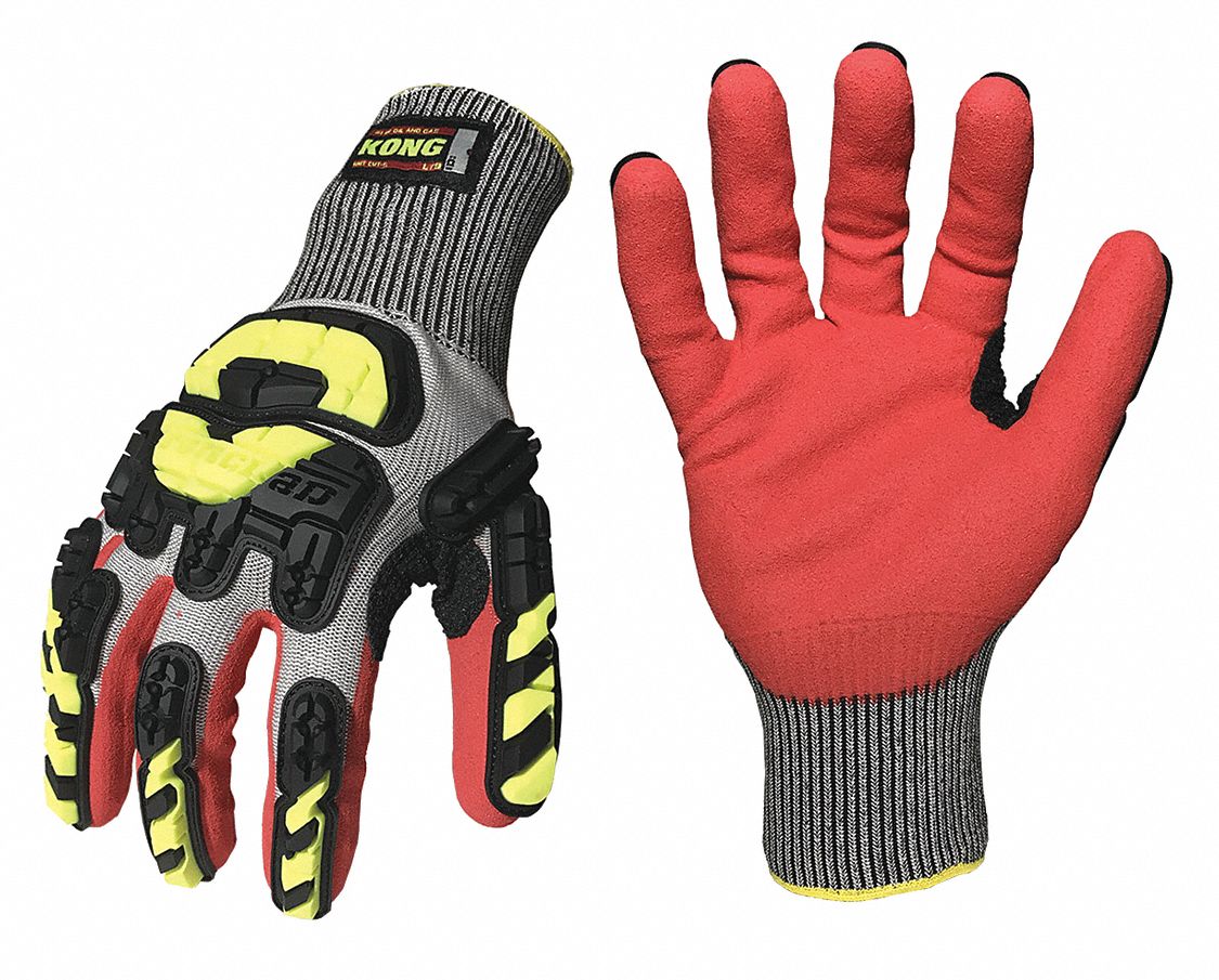 IRONCLAD GLOVES, HIGH DEXTERITY, IMPACT RESISTANT, KNIT CUT, FULL ...