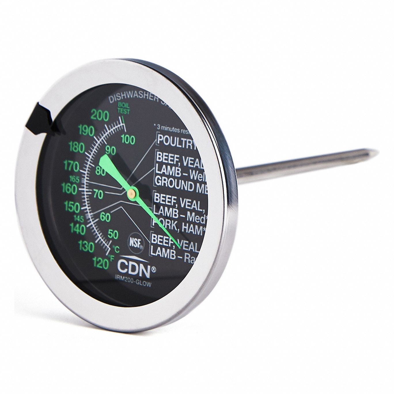 CDN, Meat and Poultry/Roasts, Analog, Ovenproof Meat Thermometer ...