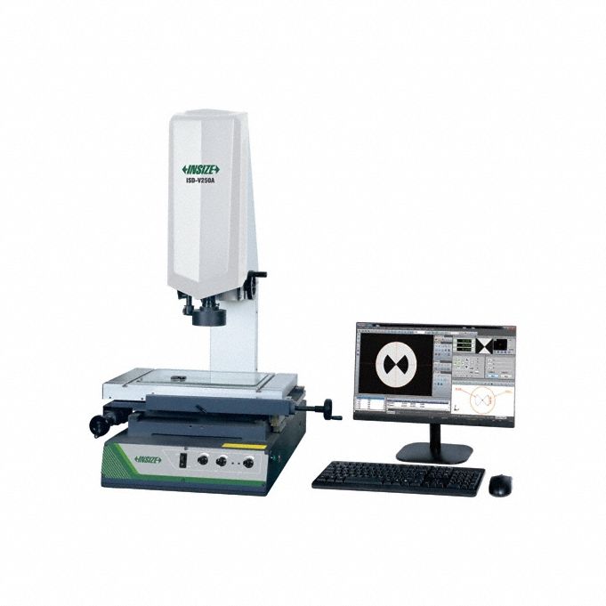 INSIZE, Manual, 13.78 x 9.84 in Stage Glass Size, Vision Measuring ...