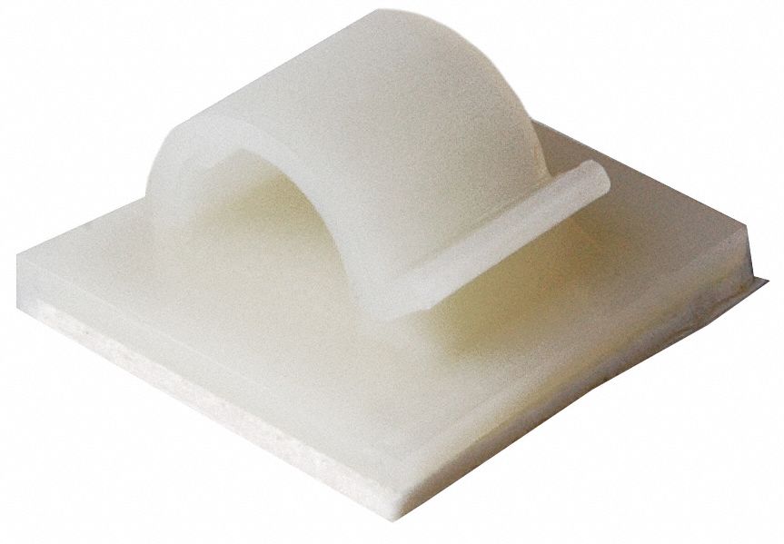 HELLERMANN TYTON CABLE CLIP,ADHESIVE BACK,-40 ° C TO 85 ° C,0.31 IN MAX ...
