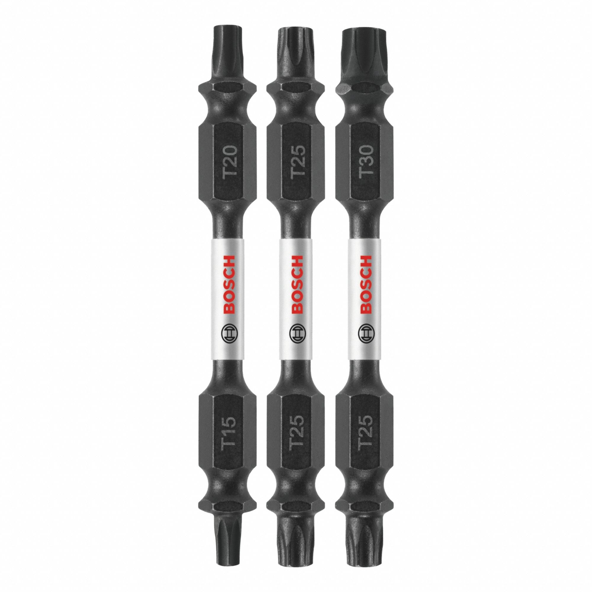 BOSCH, Impact Rated, Alloy Steel, Impact Driver Bits - 802GD7 ...