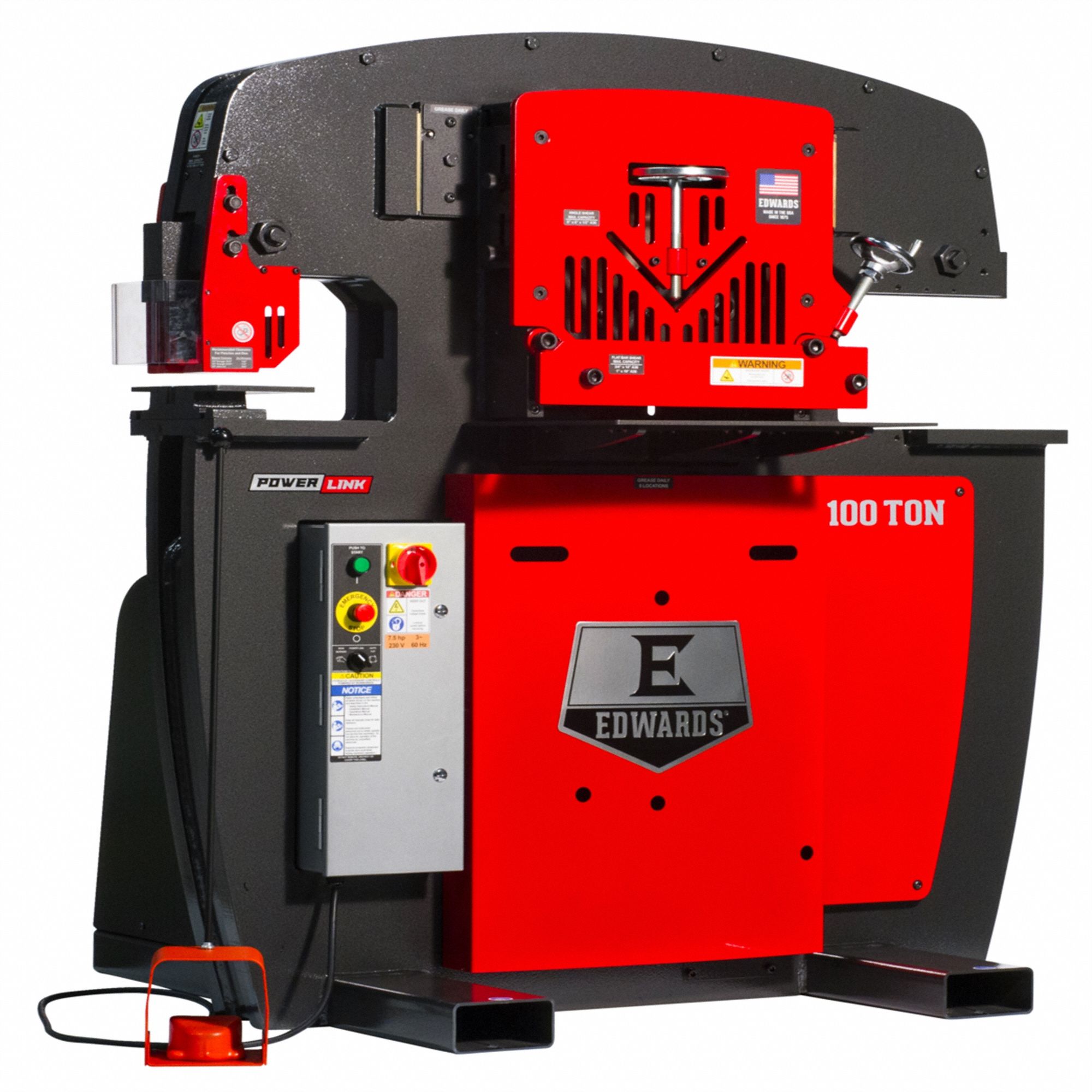 EDWARDS, 230V AC /Single-Phase, 4 Stations, Ironworker - 53DK42|ED9 ...