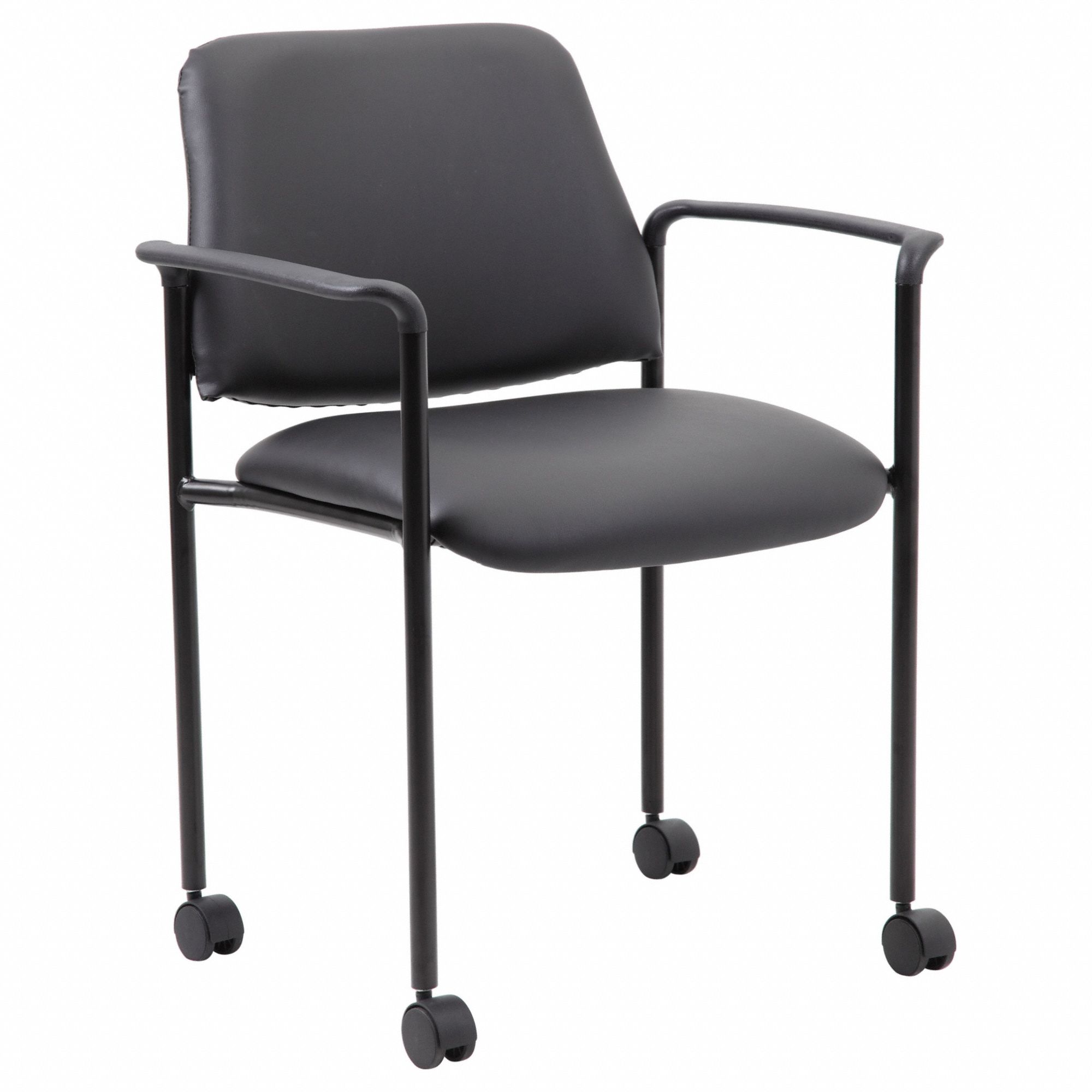 BOSS, Faux Leather Seat, Vinyl, Stacking Chair - 802RE3|B9503R-CS ...