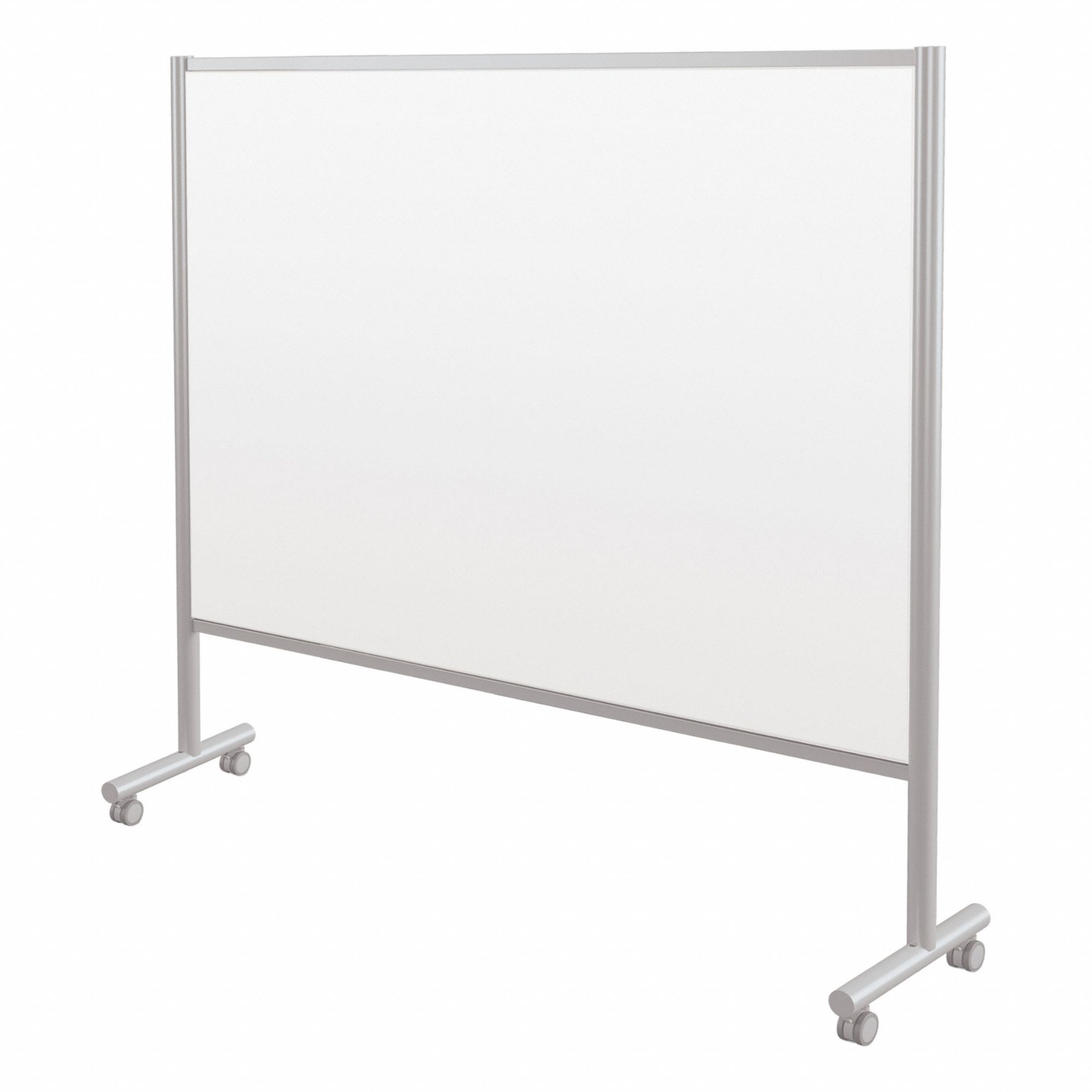 MOORECO, 72 in Overall Ht, 72 in Overall Wd, Dry Erase White Board ...