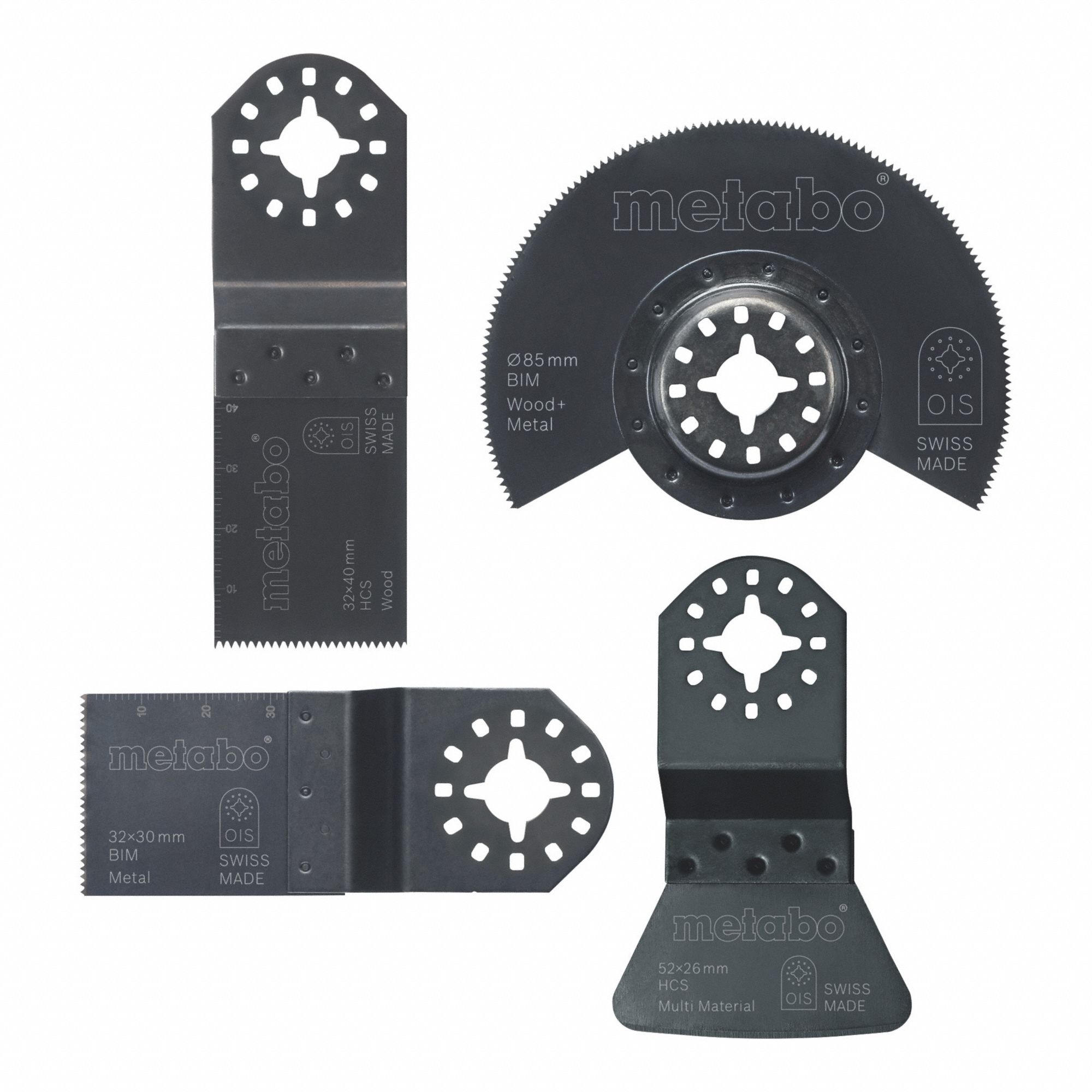 METABO, 4 Blades, Starlock Connection, Oscillating Tool Blade Set ...