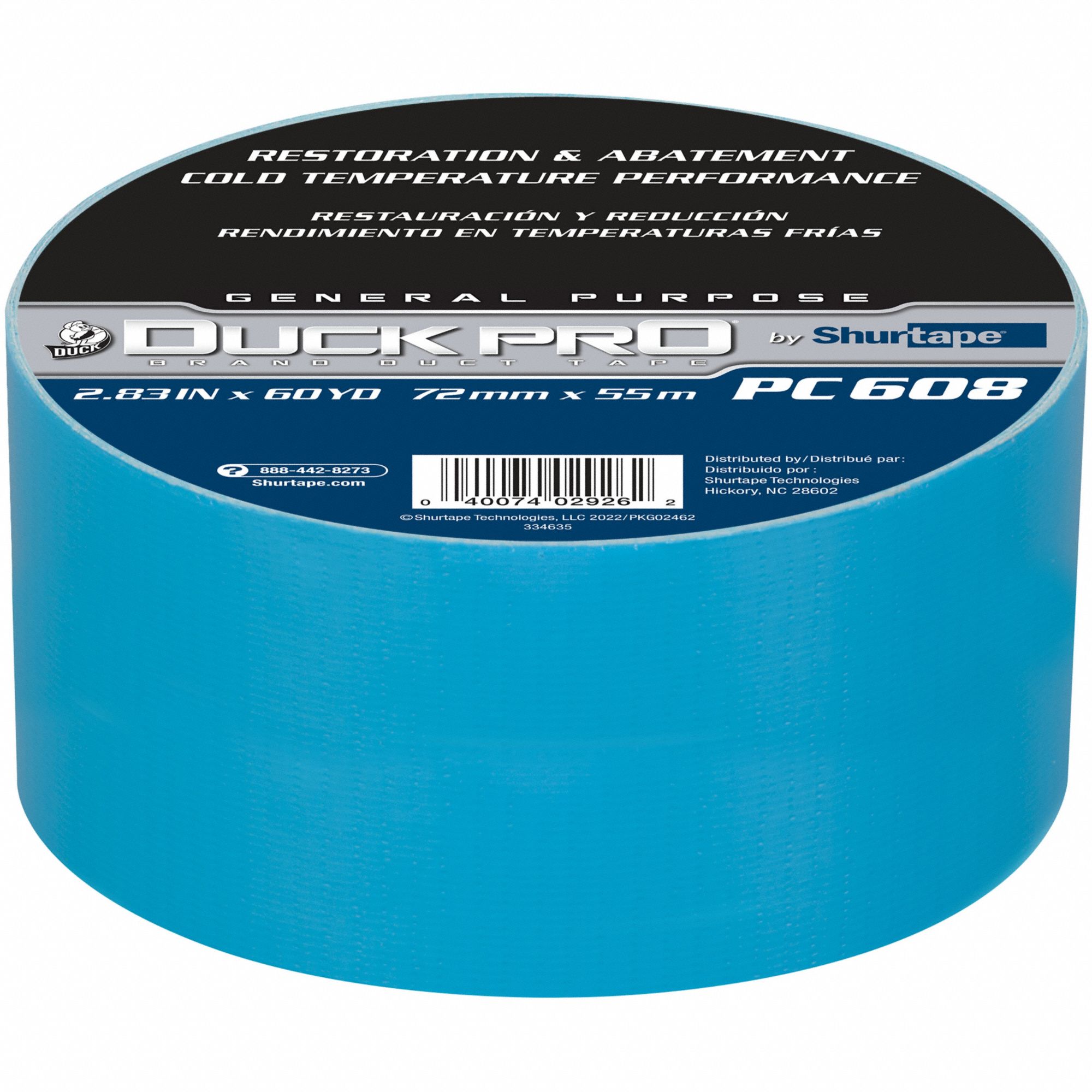SHURTAPE, Medium Duty, Blue, Duct Tape - 899DX5|105474 - Grainger