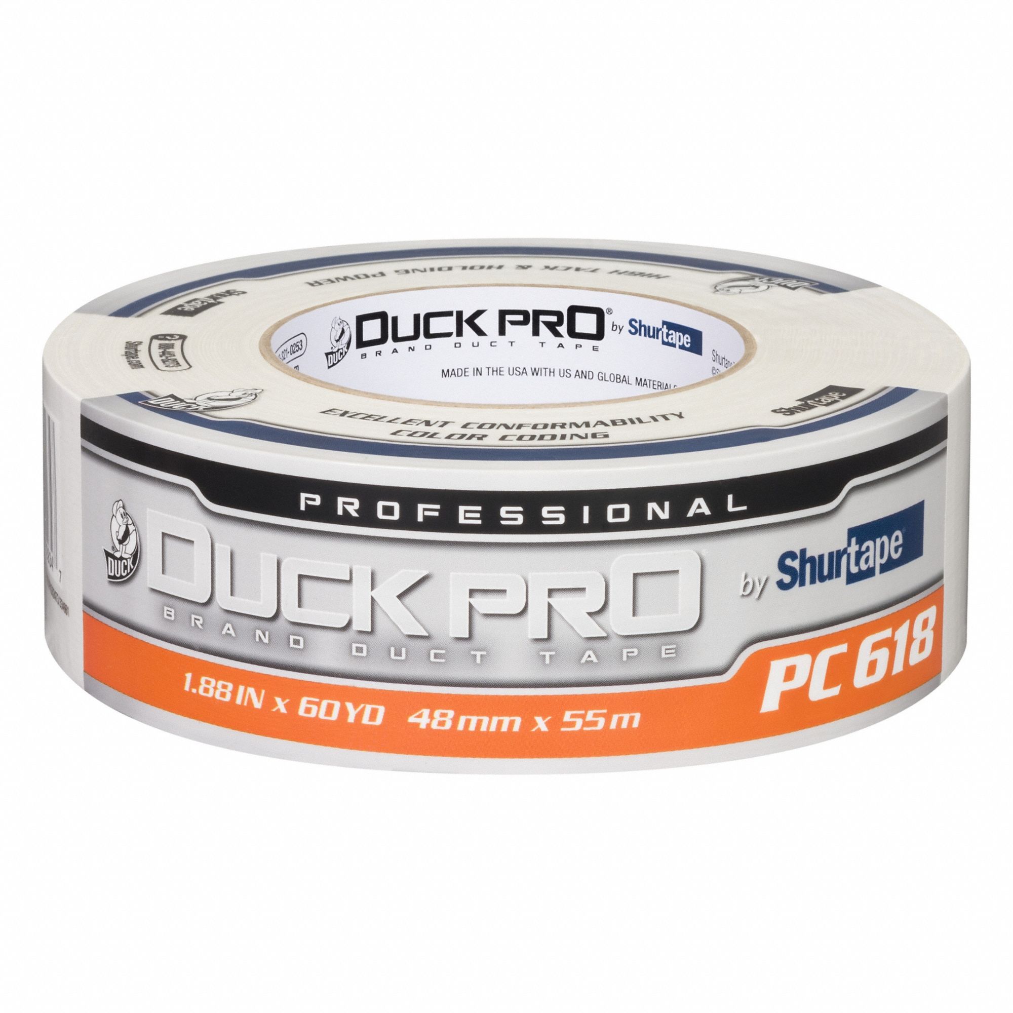 SHURTAPE, Medium Duty, White, Duct Tape - 899DW8|105482 - Grainger